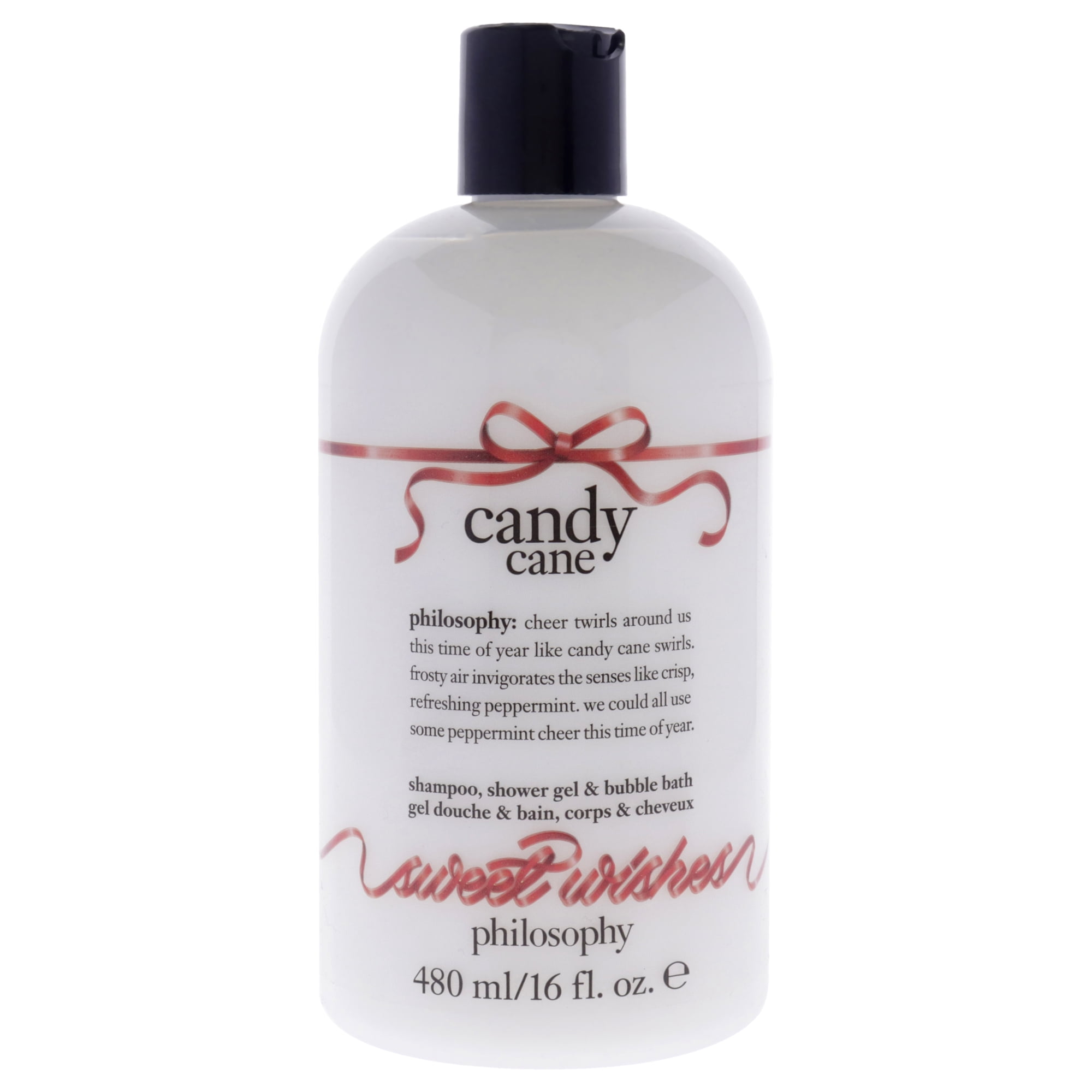 Philosophy Candy Cane Shampoo, Shower Gel, & Bubble Bath, 16 Oz ...