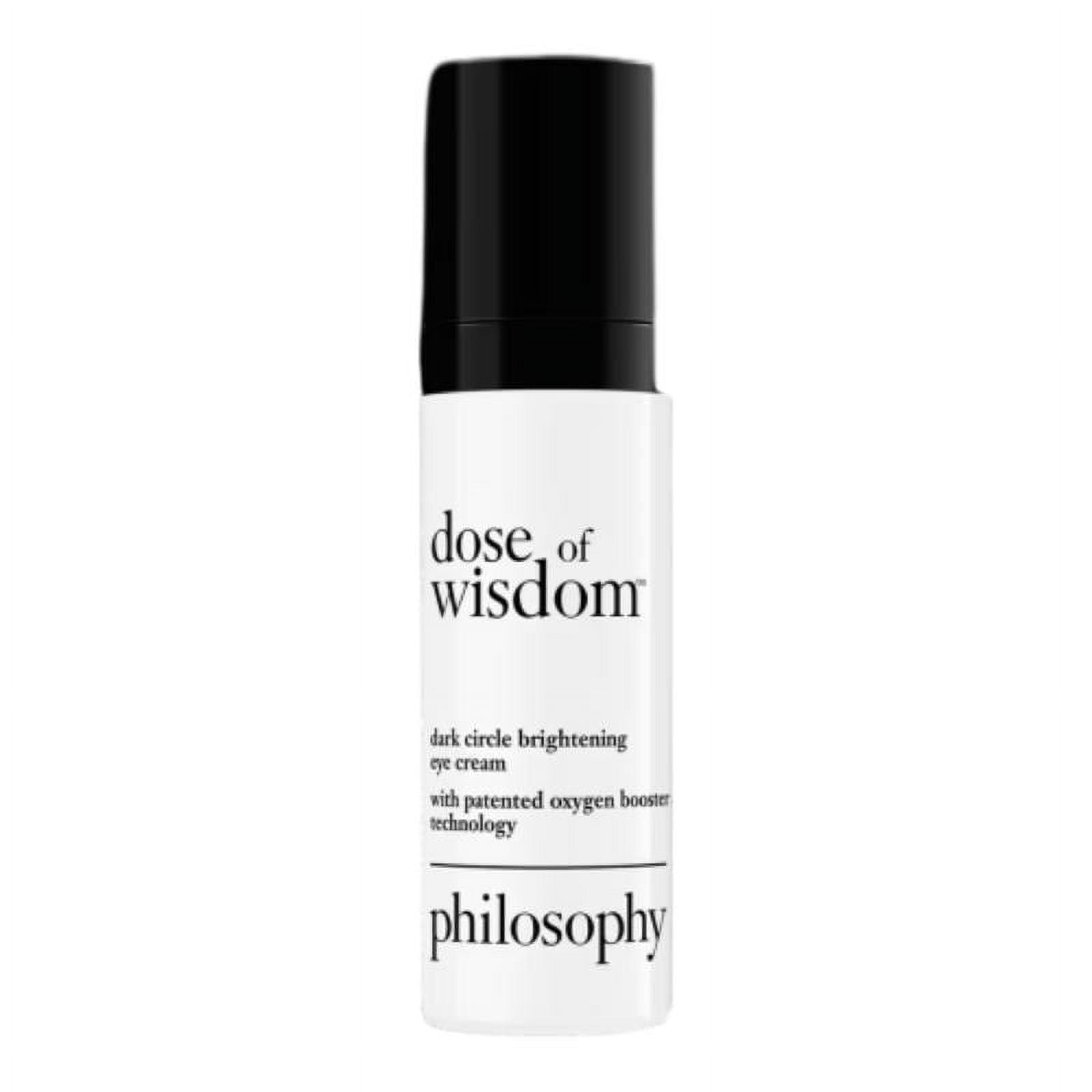 Philosophy - Dose of Wisdom Dark Circle Brightening Eye Cream 0.5 oz ...