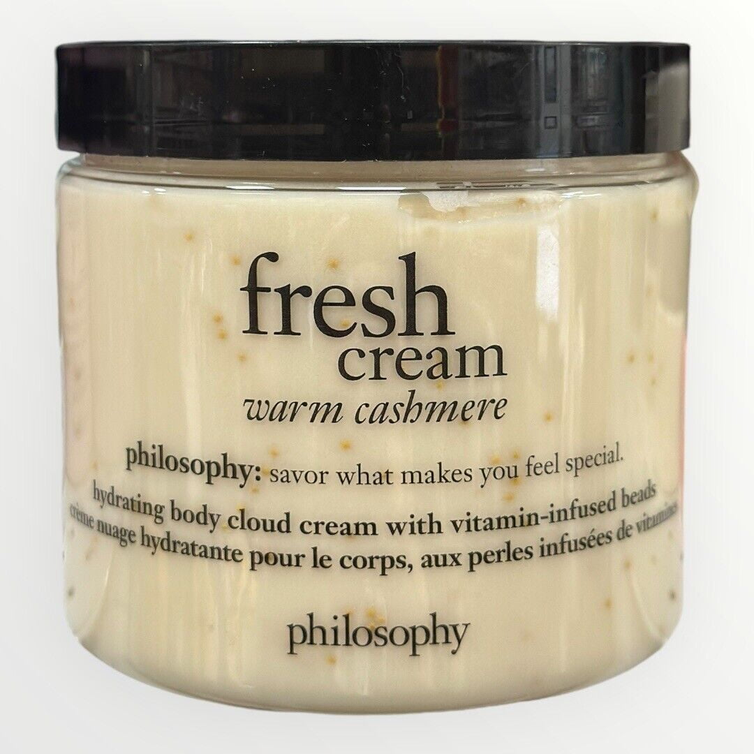Philosophy Fresh Cream Warm Cashmere Hydrating Body Cloud Cream 16 oz ...