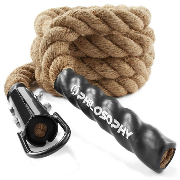 Battle Rope 1.5 Inch Diameter 30Ft Length Polyester Exercise Rope with ...