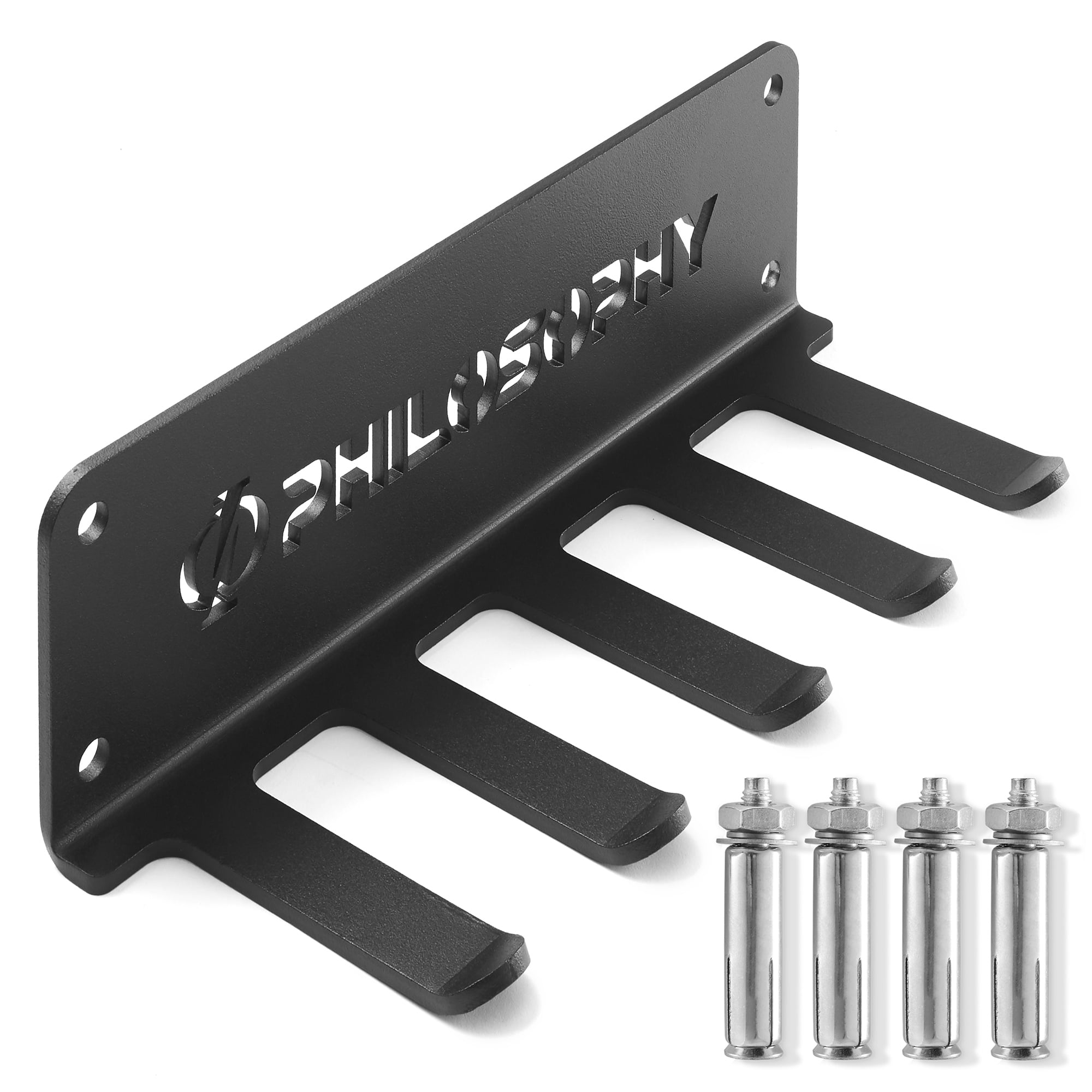 Philosophy Gym Accessory Rack Organizer, 5 Prong, Wall Mounted Multi ...