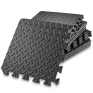 FlooringInc Premium 8mm Thick Rubber Gym Flooring & Equipment Mats, 4ft ...