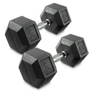 Philosophy Gym Neoprene Dumbbell Hexagon Hand Weights, 2 lb Pair - 4 lb ...