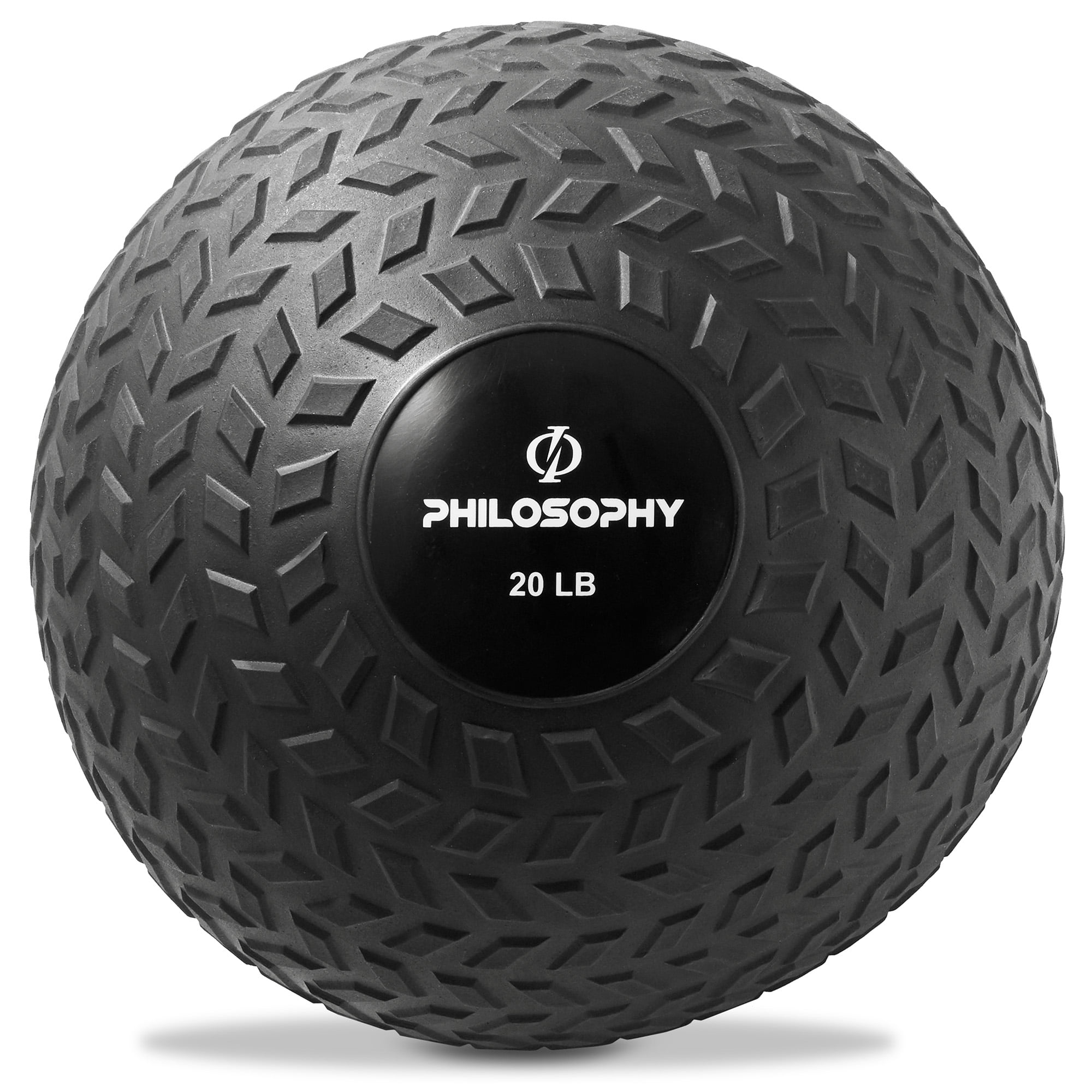 Philosophy Gym 20 LB Slam Ball: Weighted Exercise Medicine Ball with ...