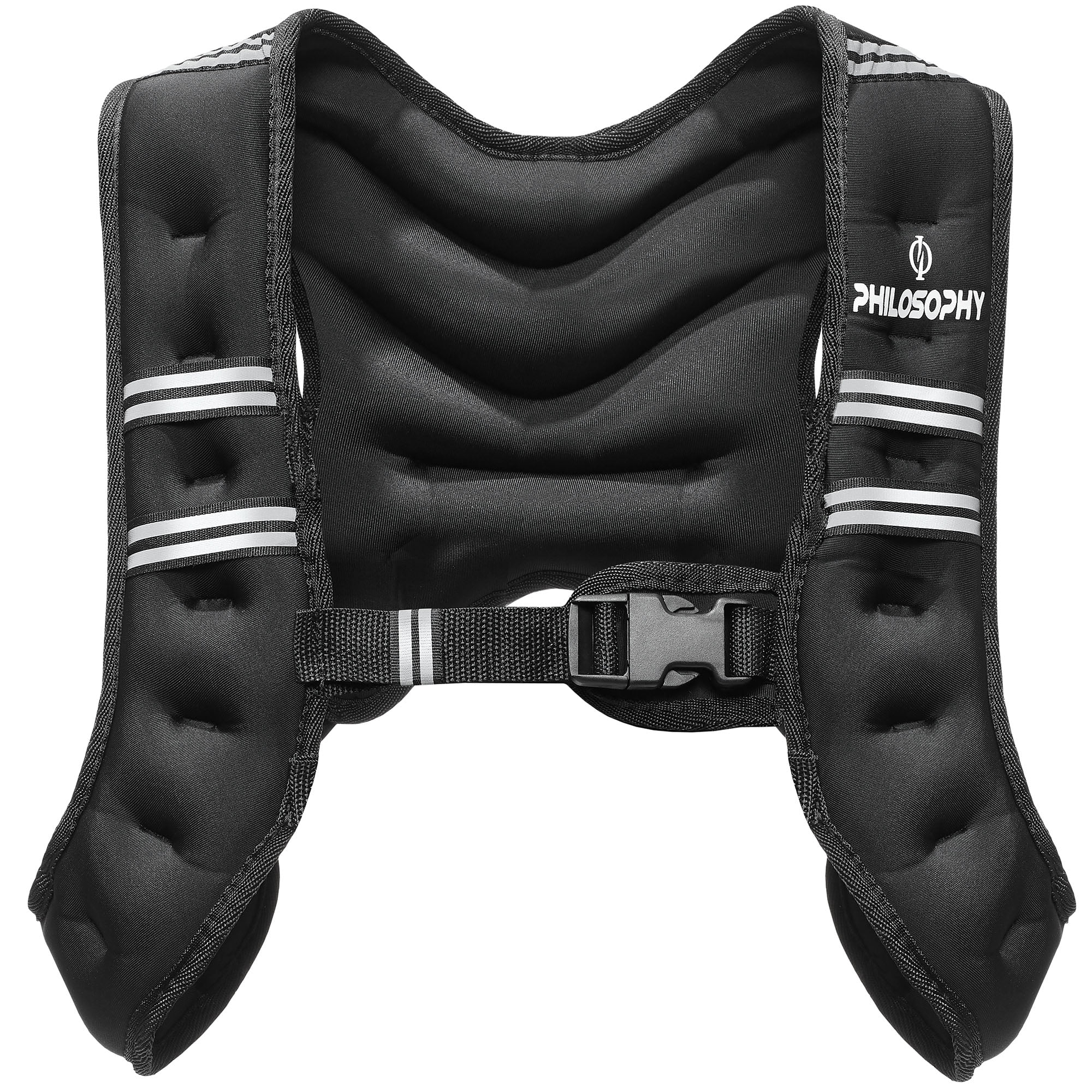 Philosophy Gym 10 LB Adjustable Weighted Workout Vest for Strength ...