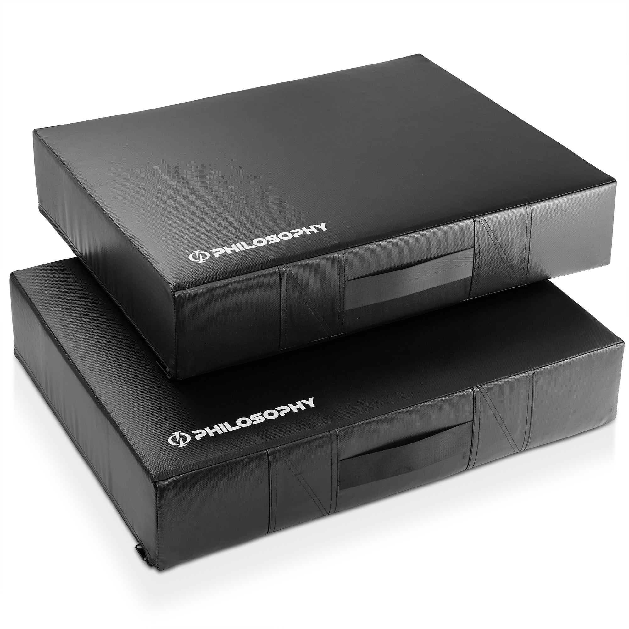 "Philosophy Gym Weightlifting Crash Drop Pads 24"" x 30"" x 6"" - Set ...