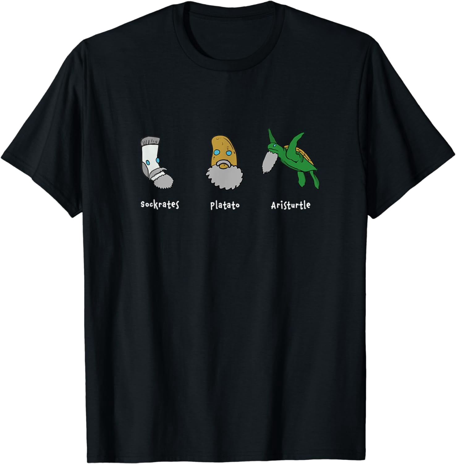 Philosophy Socrates Plato Aristotle Design for Philosophers T-Shirt ...