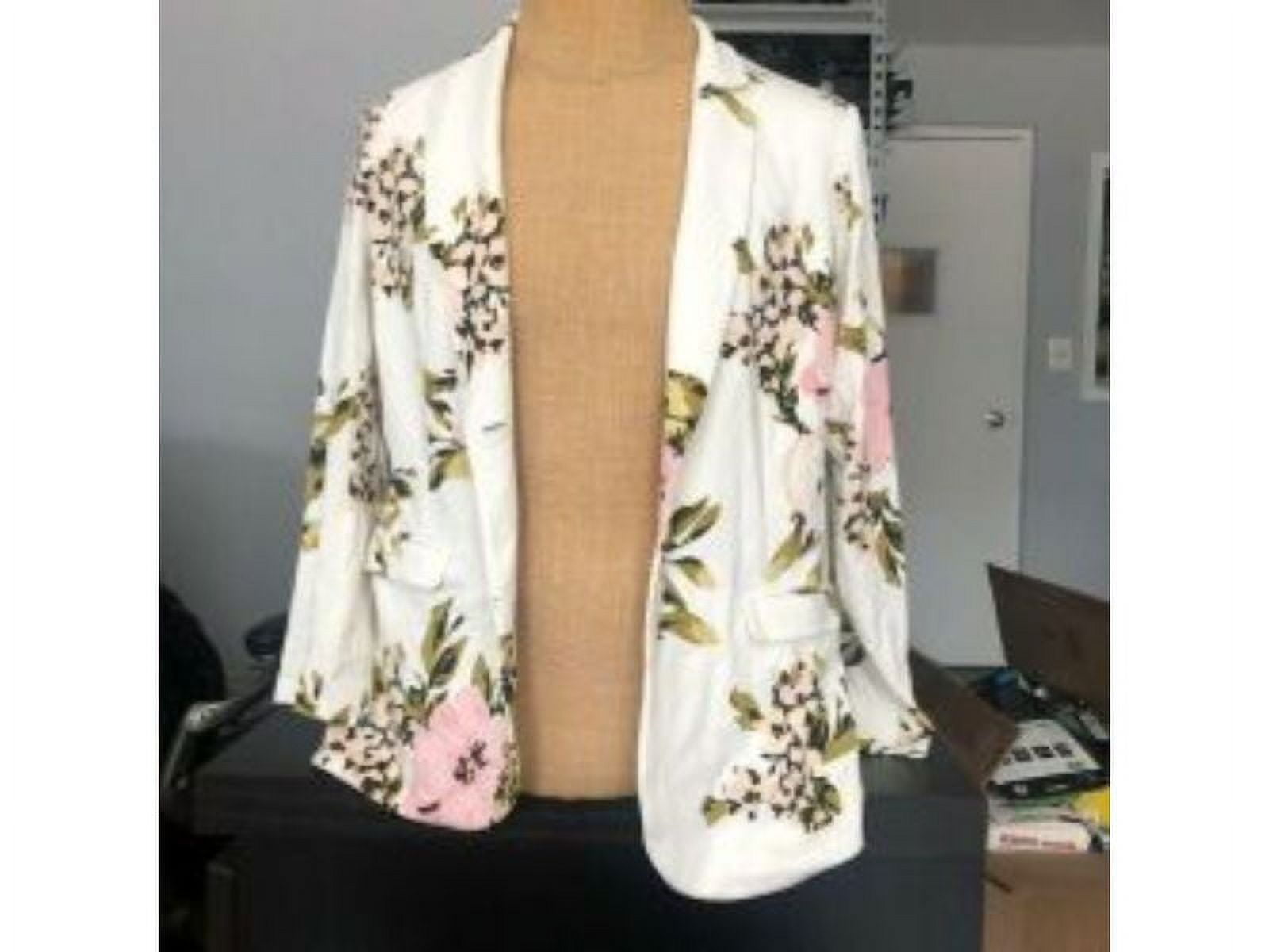 Philosophy Women's Notch Collar Ponte Knit V-Neck Long Sleeve Stretch ...