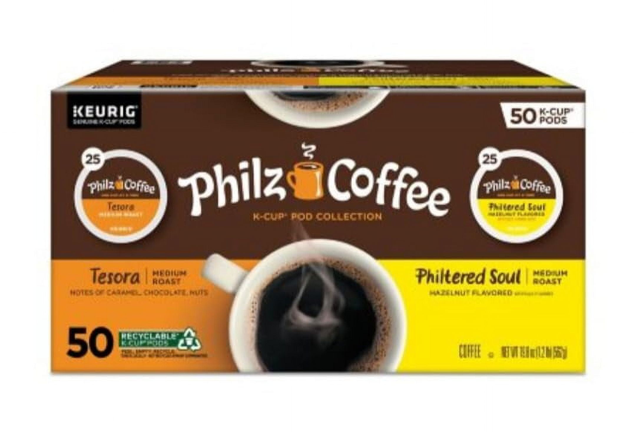 Philz Coffee K-Cup Pods, Philtered Soul and Tesora Medium Roast ...