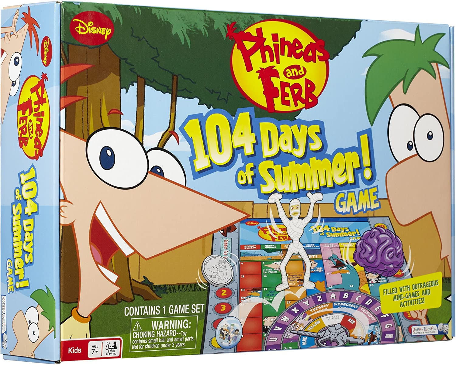 Phineas And Ferb 104 Days Of Summer Board Game - Walmart.com