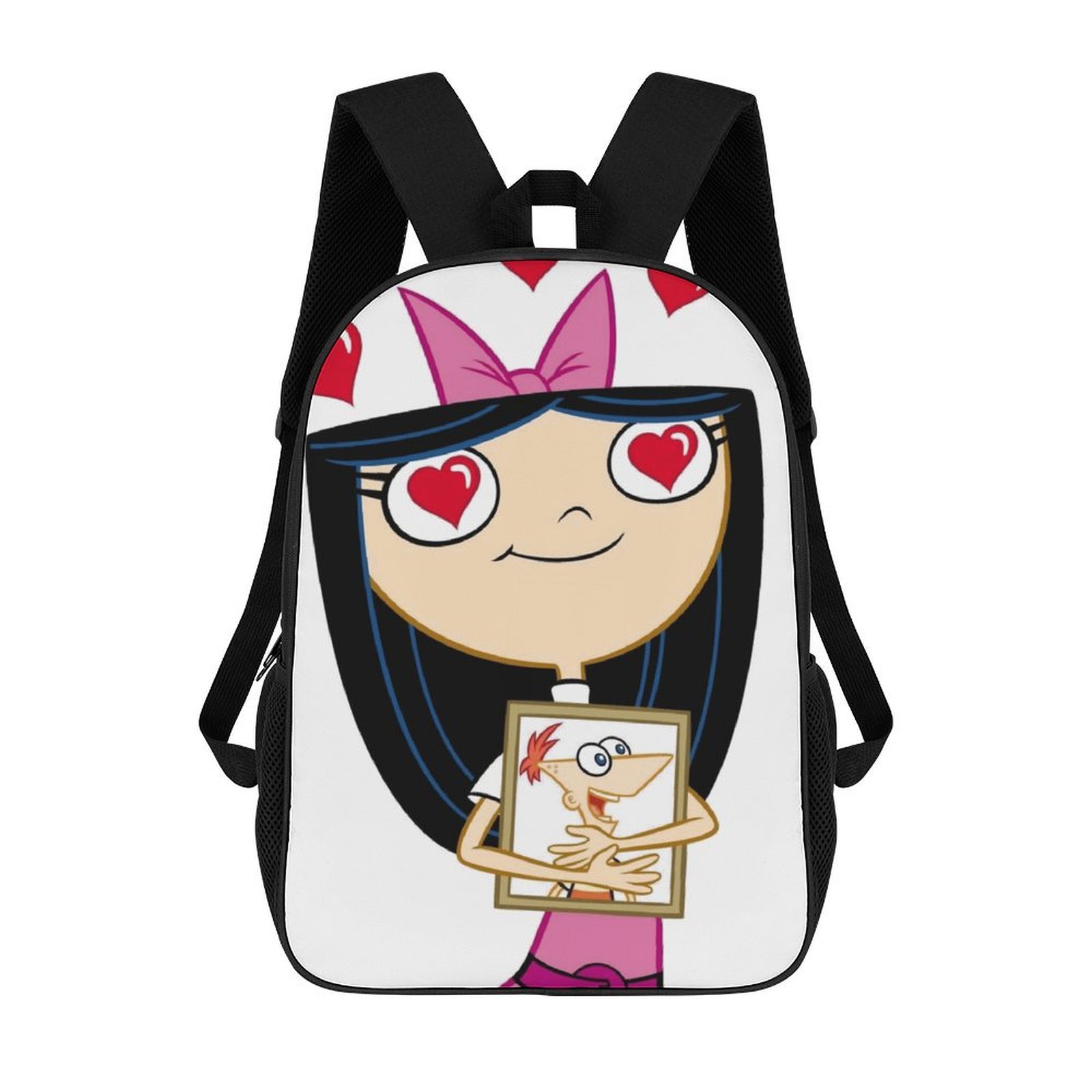 Phineas And Ferb Backpack, 17-inch anime theme backpack - Walmart.com