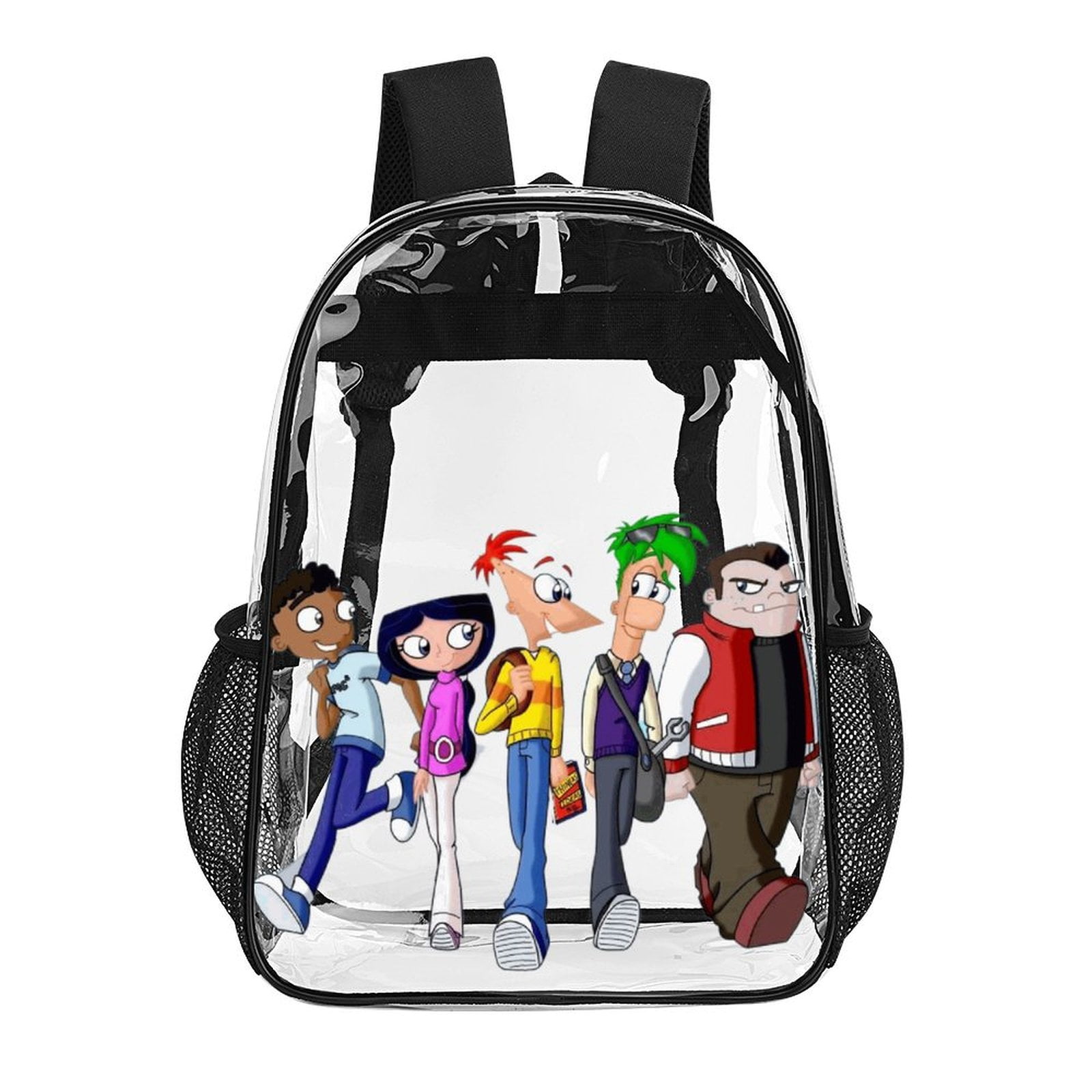 Phineas And Ferb Backpack, 17-inch anime theme backpack - Walmart.com