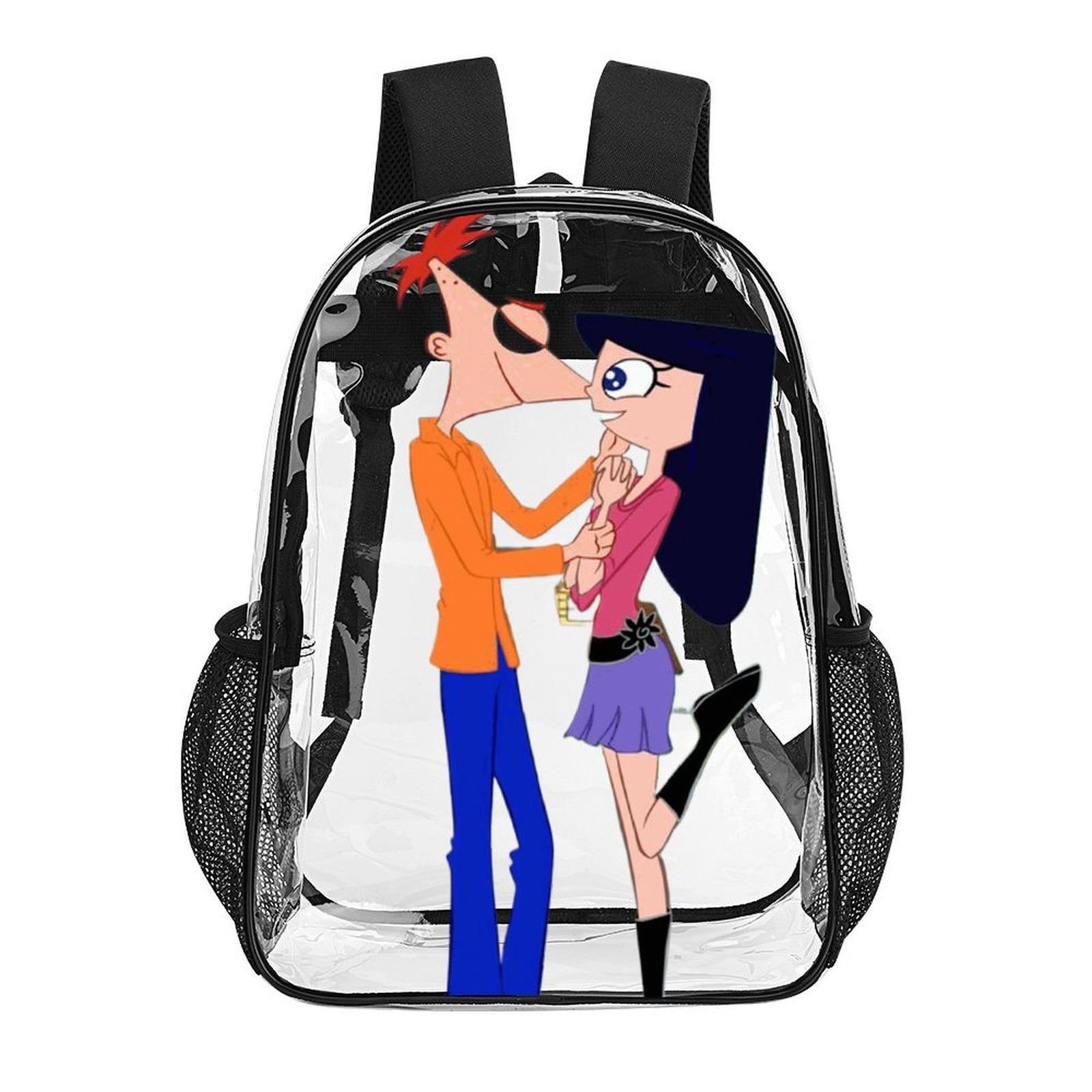 Phineas And Ferb Backpack, 17-inch anime theme backpack - Walmart.com