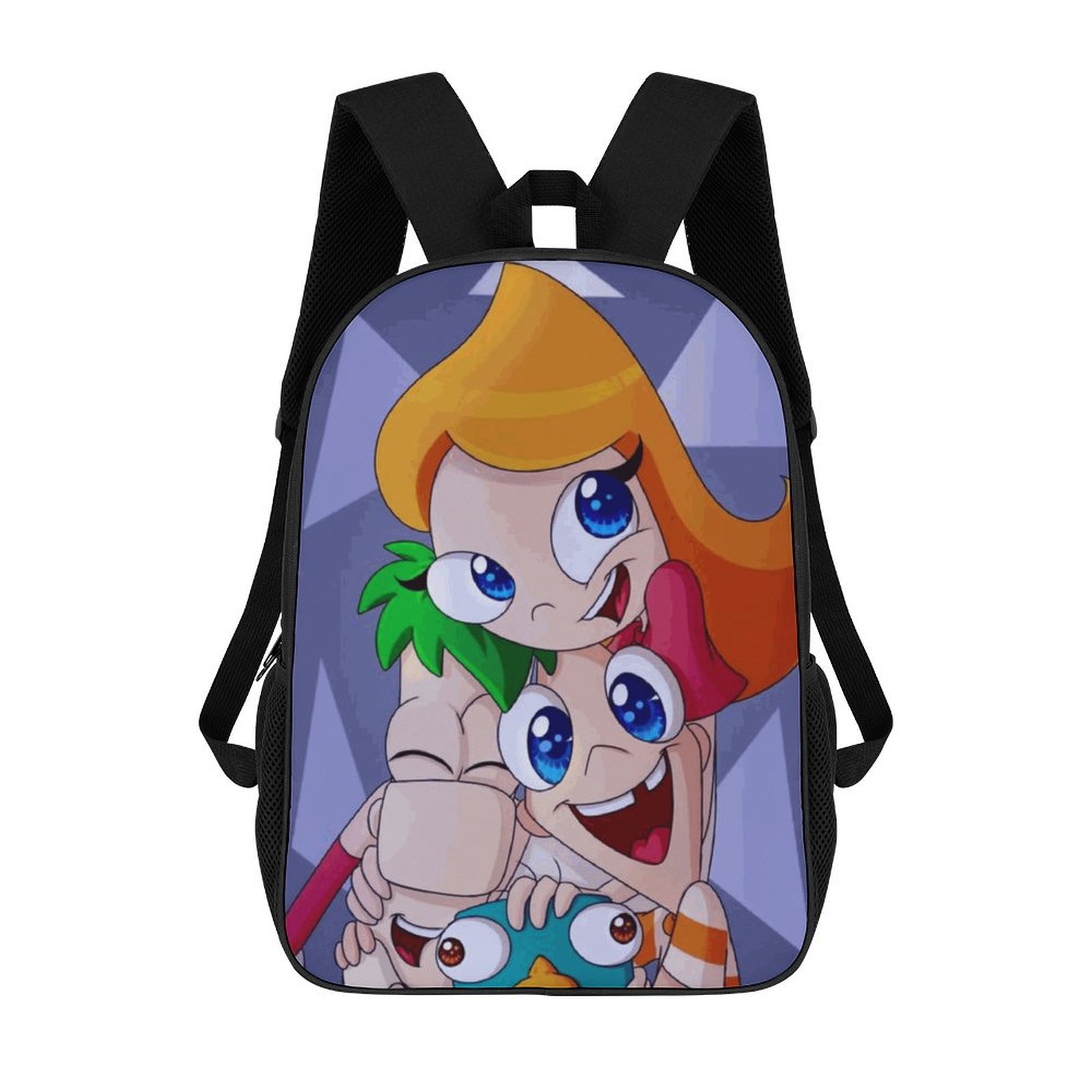 Phineas And Ferb Backpack, 17-inch anime theme backpack - Walmart.com