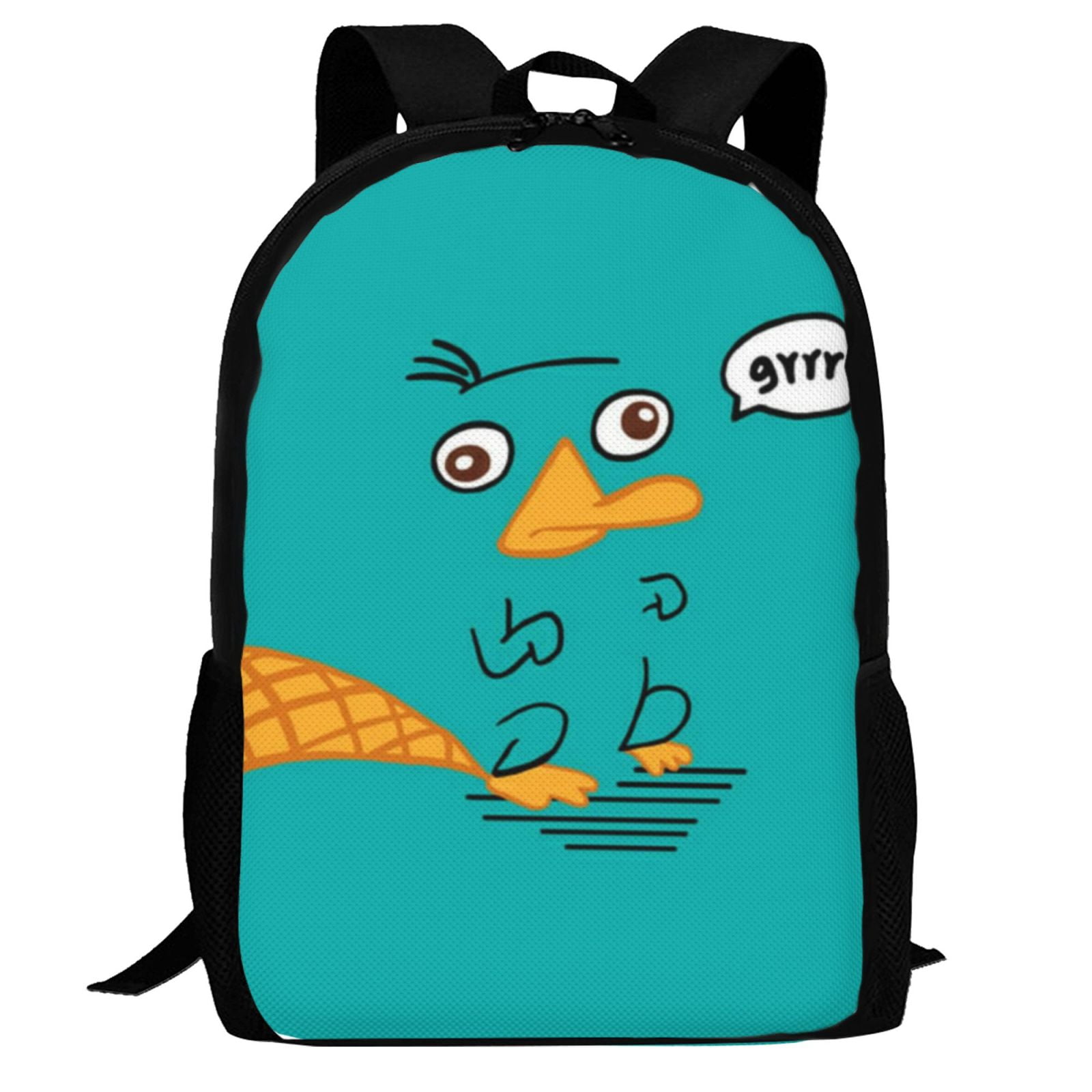 Phineas And Ferb Backpack, 3d Printed Laptop Backpack, Water Resistant ...