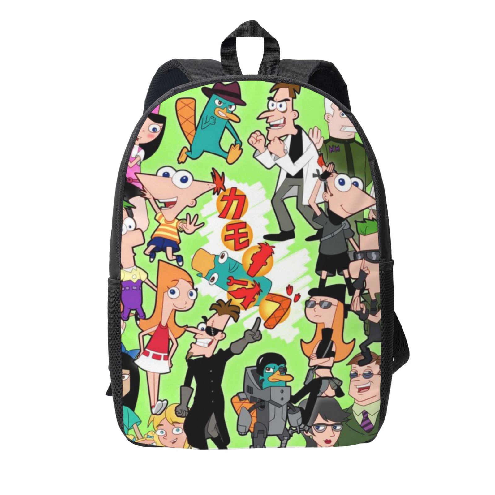 Phineas And Ferb Backpack, Large Capacity Laptop Backpack, Durable ...