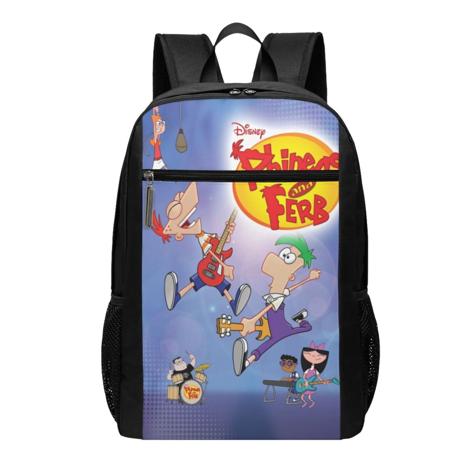 Phineas And Ferb Backpacks Lightweight Bookbags Casual Daypack For ...