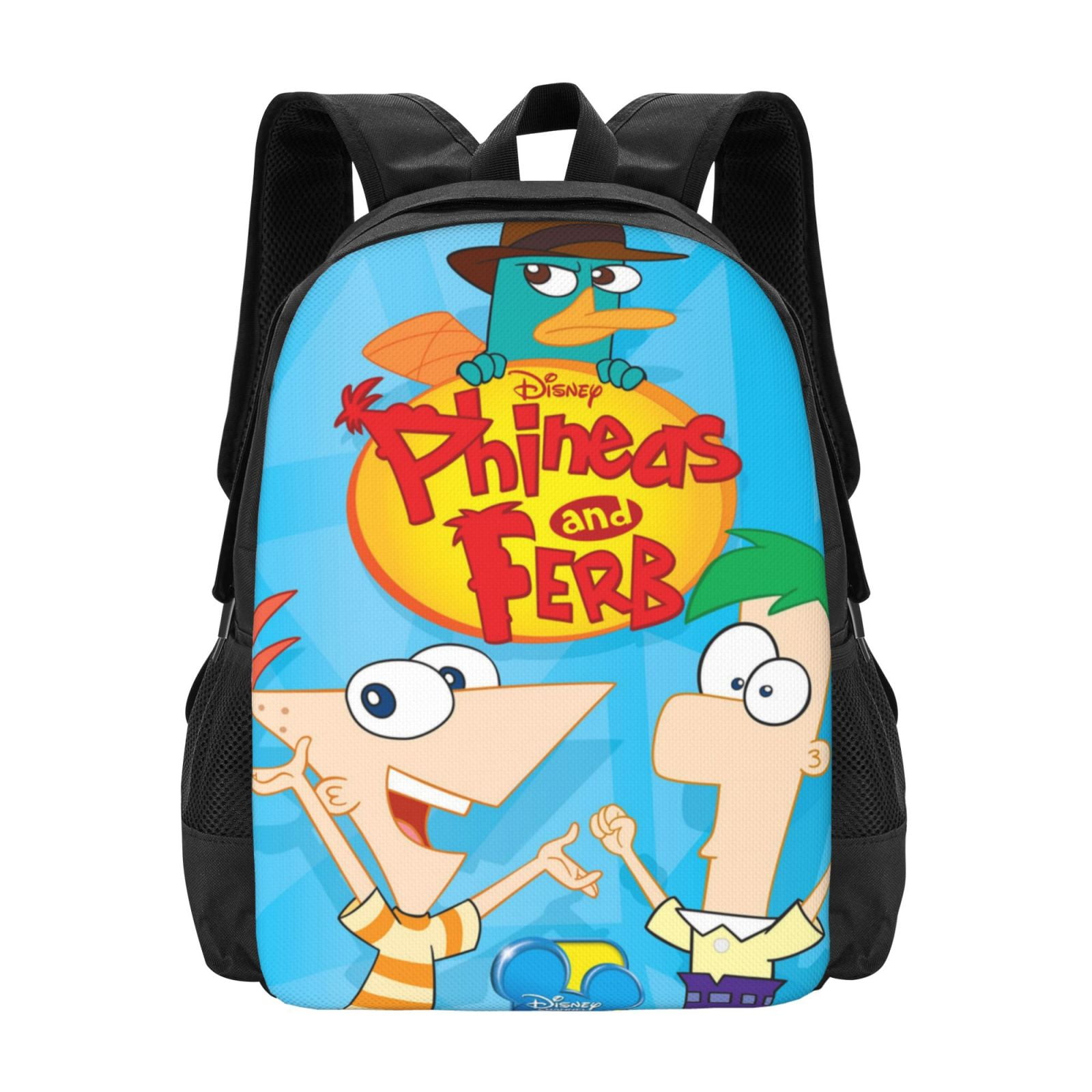 Phineas And Ferb Backpacks Lightweight Bookbags Casual Daypack For ...