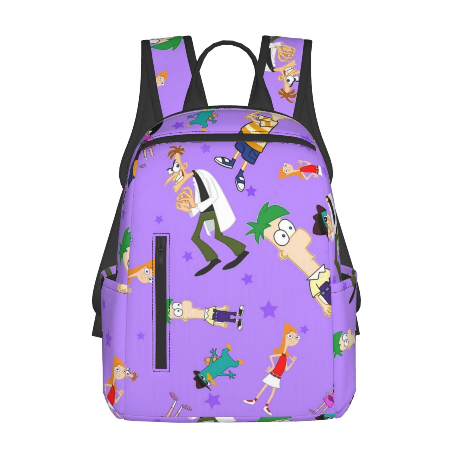 Phineas And Ferb Casual Daypack Student Satchel Lightweight Backpack ...
