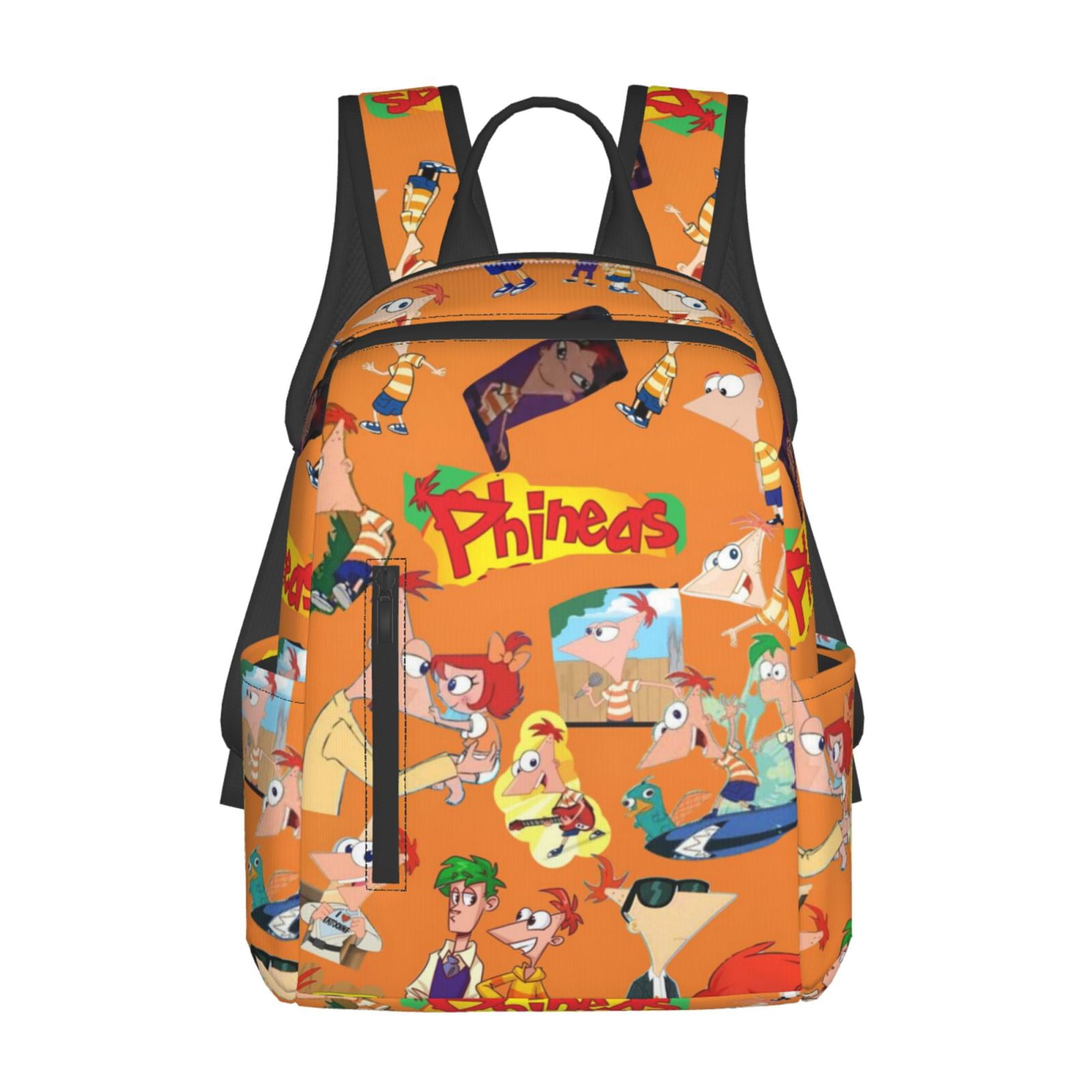 Phineas And Ferb Casual Daypack Student Satchel Lightweight Backpack ...