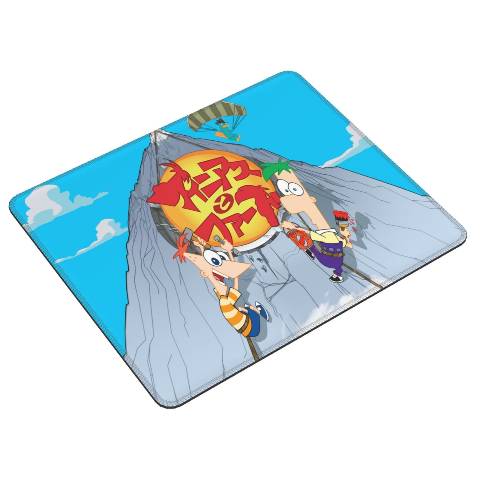 Phineas Fer Computer Mouse Mat with Anti-Slip Rubber Base Anti-Fray ...