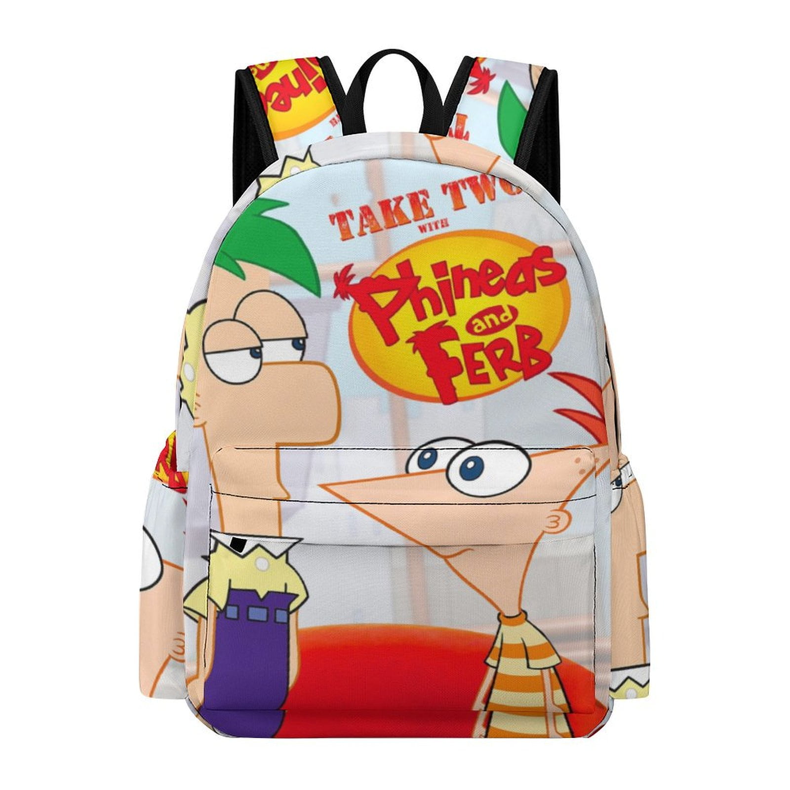 Phineas And Ferb Leisure Backpack 3D Printing Cute School Backpacks ...