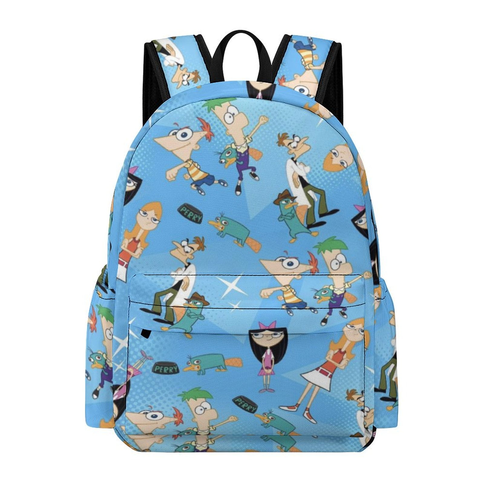 Phineas And Ferb Leisure Backpack 3D Printing Cute School Backpacks ...