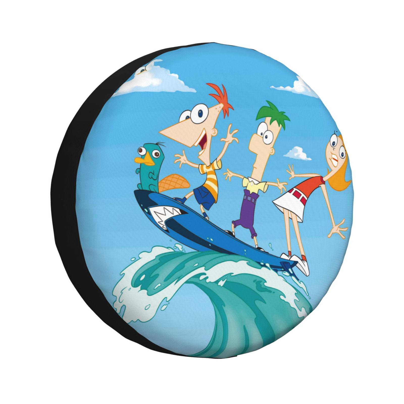Phineas Fer Spare Tire Cover Simple Weatherproof Universal Wheel ...