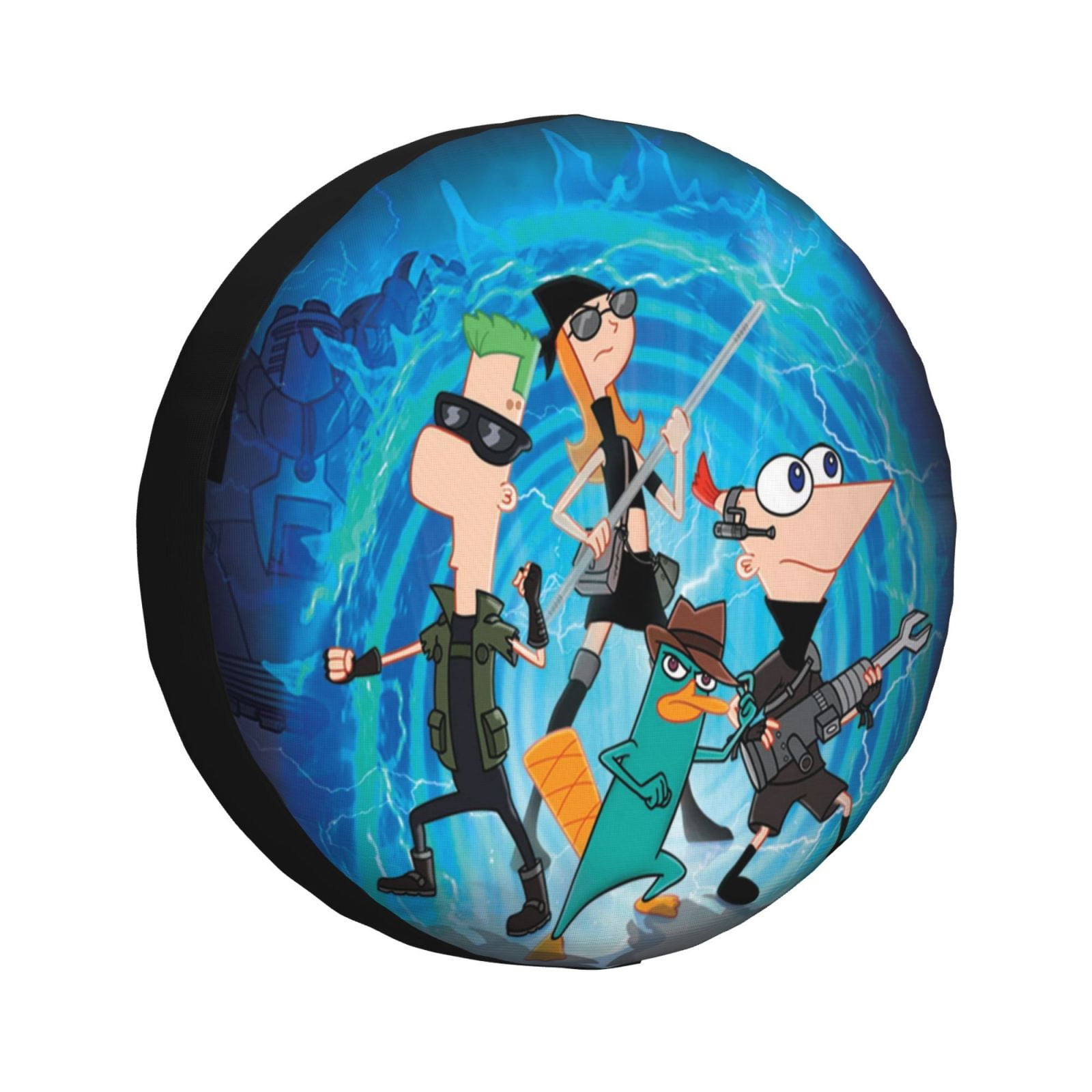 Phineas Fer Spare Tire Cover Simple Weatherproof Universal Wheel ...