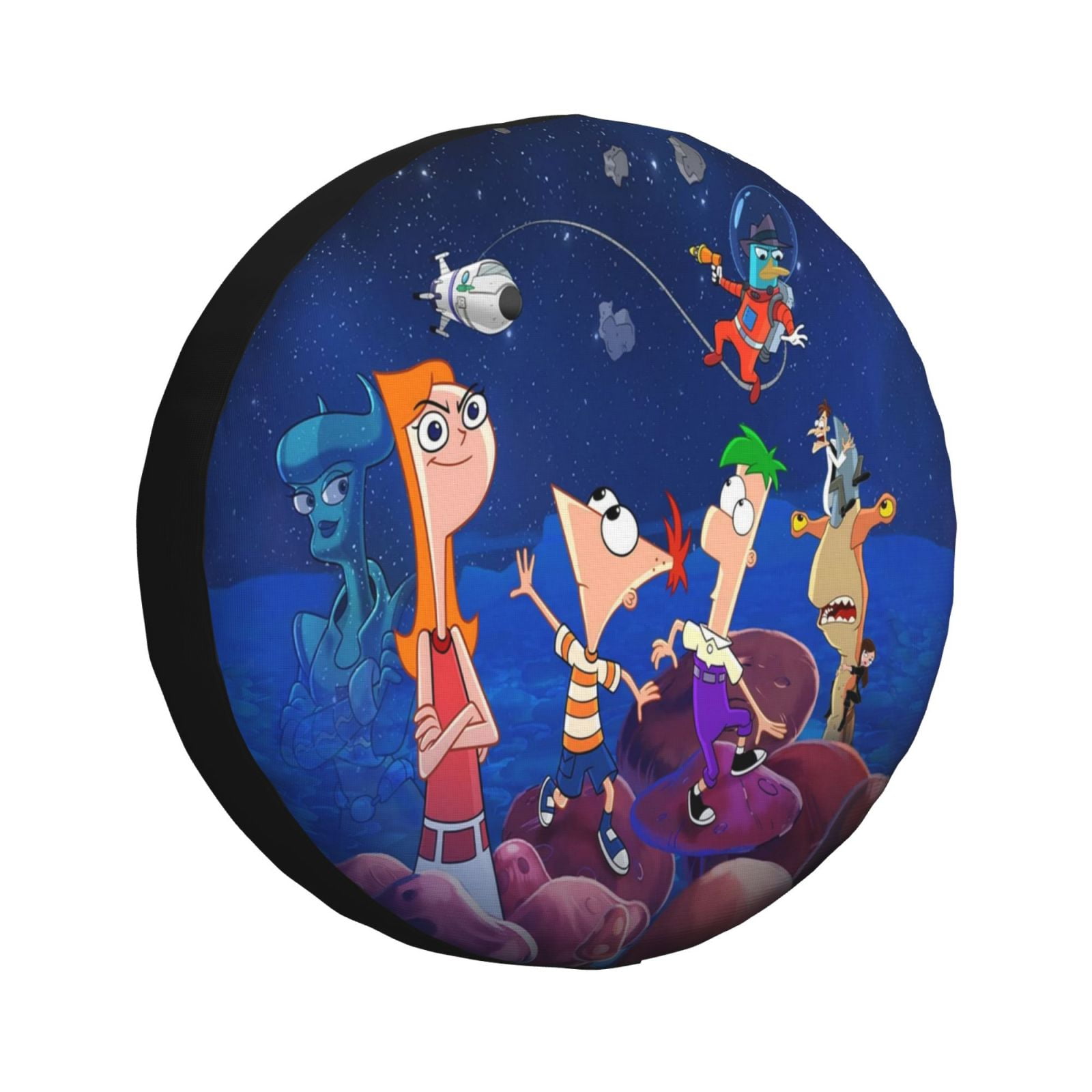 Phineas Fer Spare Tire Cover Simple Weatherproof Universal Wheel ...
