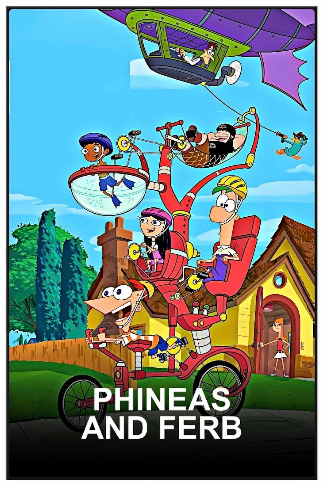 Phineas and Ferb 2007 TV Series Poster 24x36 Animated Comedy Adventure ...