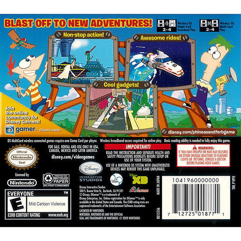 Phineas and Ferb Ride Again - Nintendo DS - Walmart.com