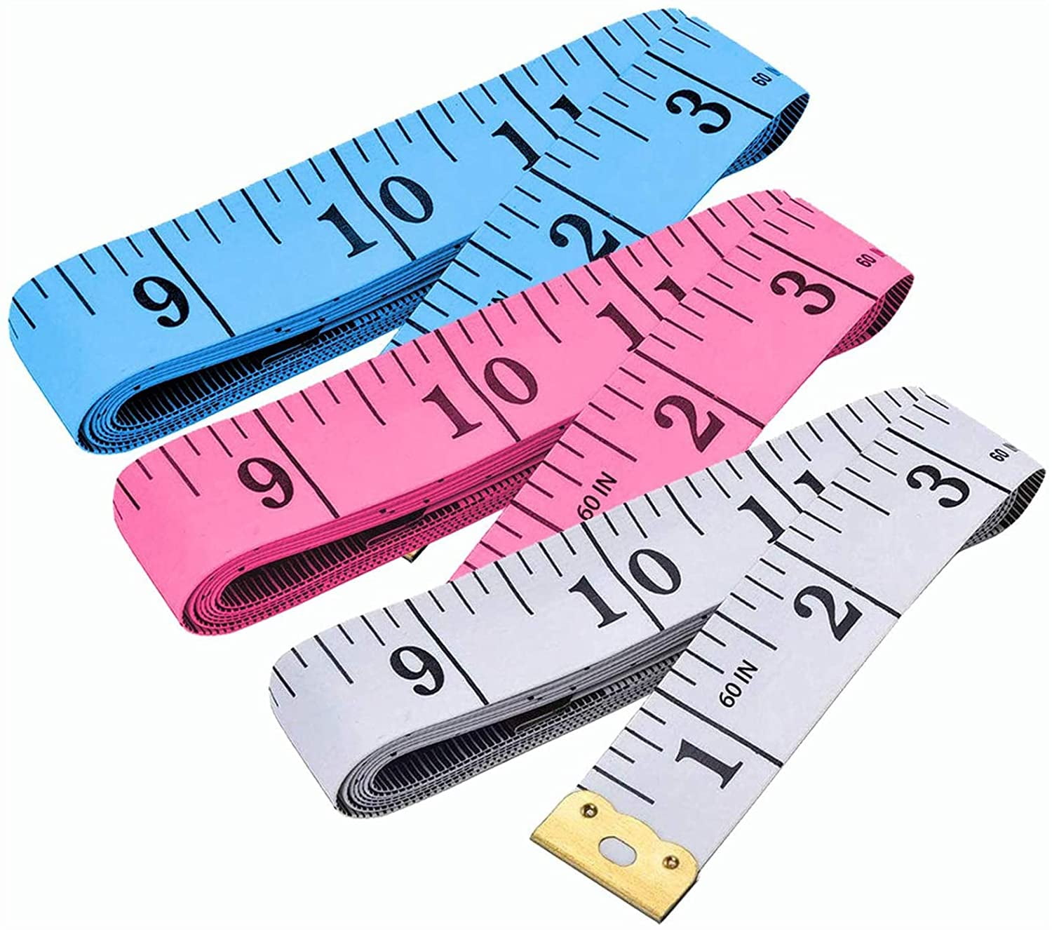 Phinus 3 Pack Measuring Tape, Tape Measure for Body Double Scale ...
