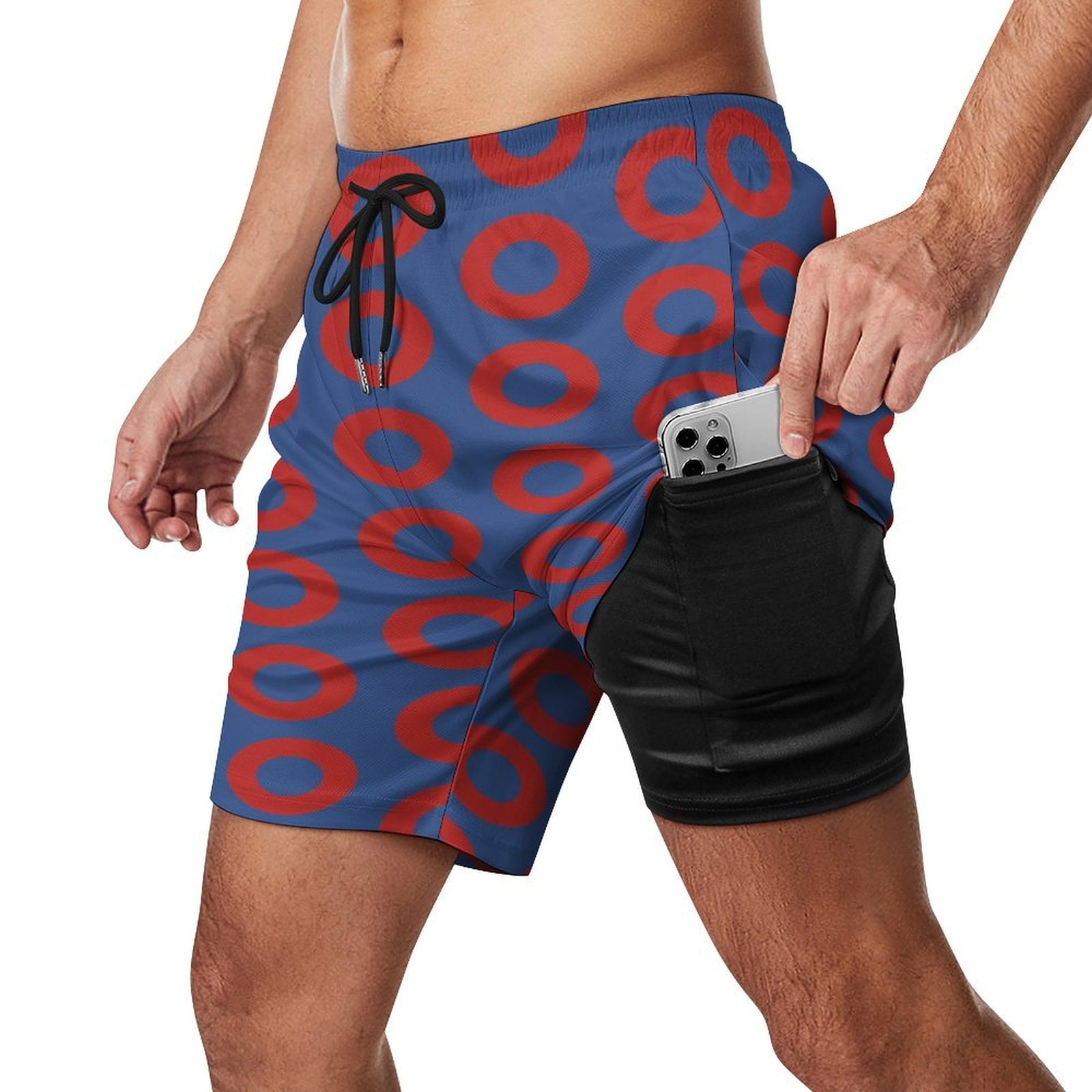 Phish Donut Quick Dry Swimming Shorts For Men Swimwear Swimsuit Swim ...