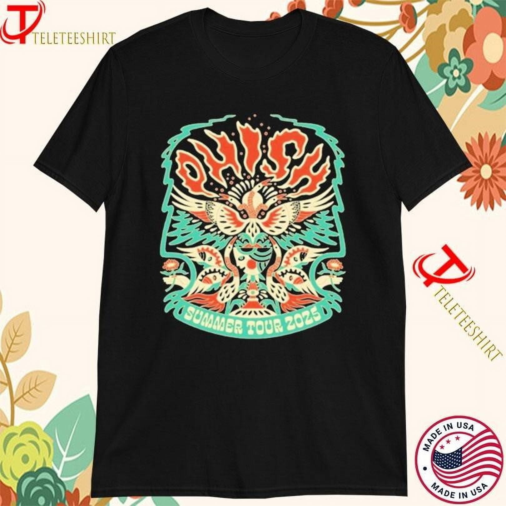 Phish Summer Tour 2025 July T-shirts Full Sizes S-5XL - Walmart.com