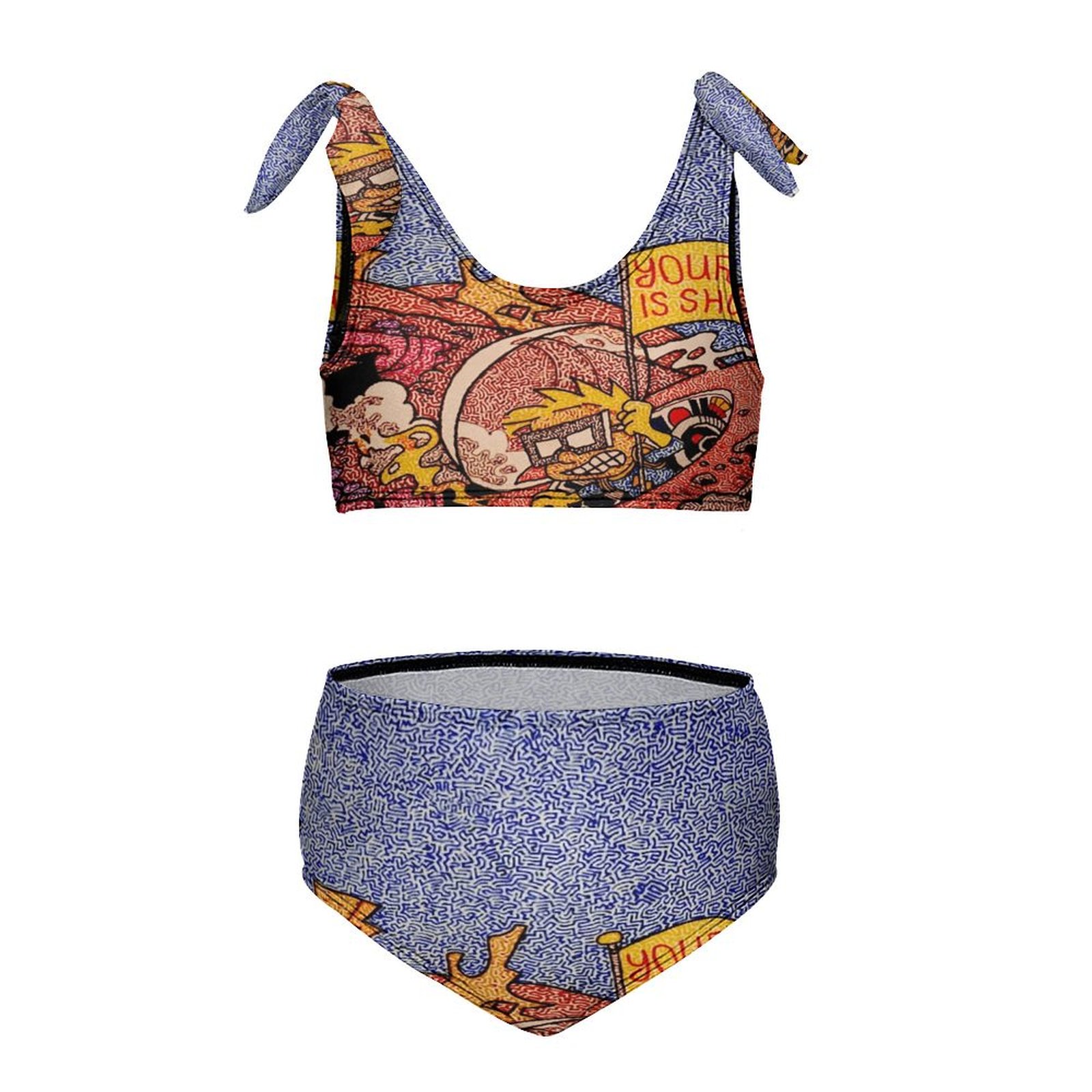 Phish Your Trip Is Short Girl's 2 Piece Bikini Set Beach Sport Swimsuit ...