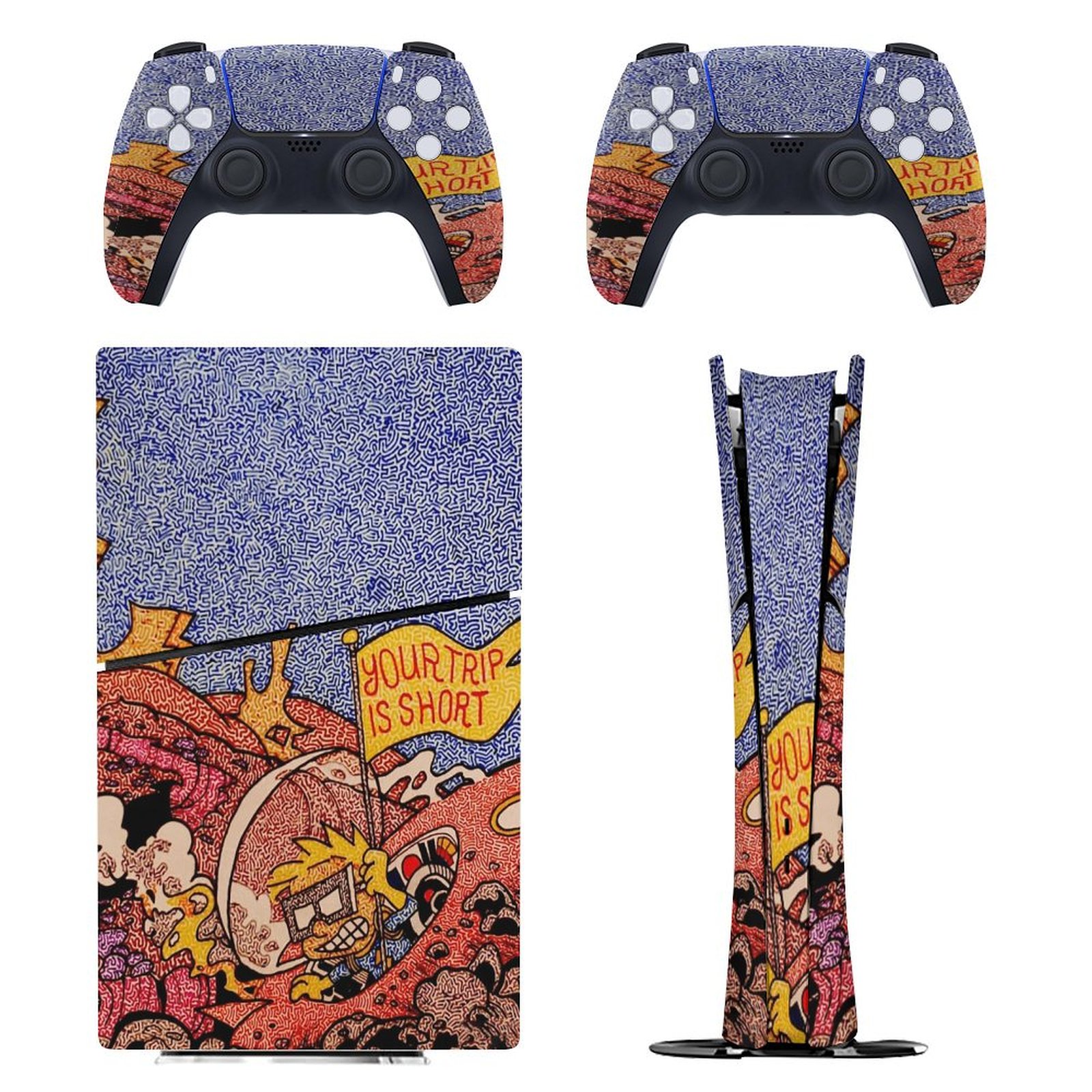 Phish Your Trip Is Short PS5/PS5 Pro/PS5 Slim Digital Disc Skin Sticker ...