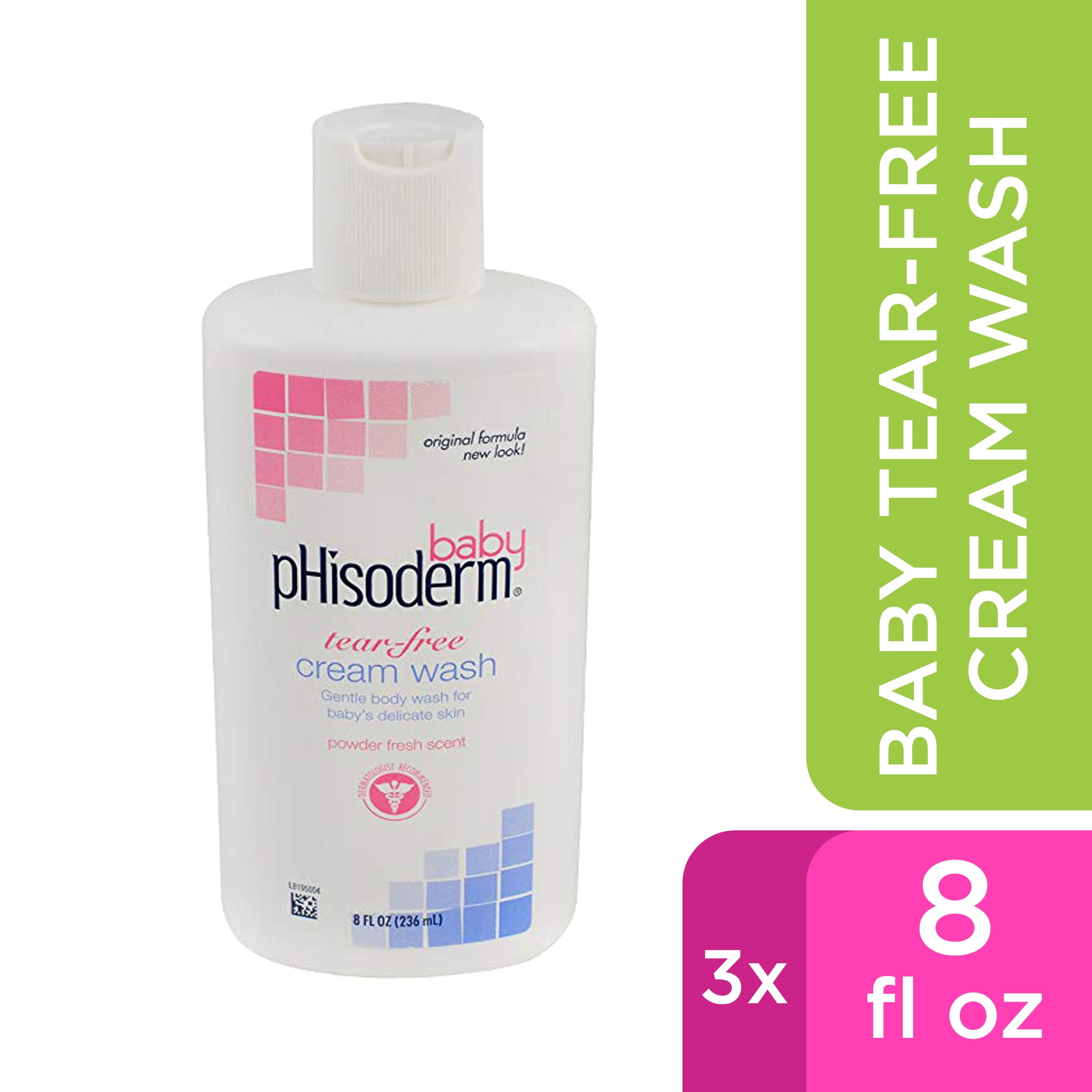 Phisoderm Baby Tear-Free Cream Wash 8 oz - Walmart.com