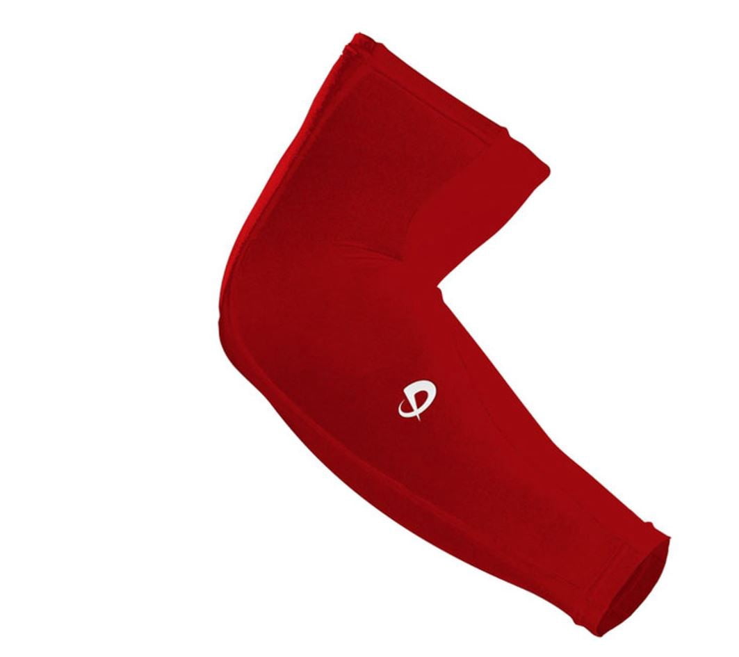 Phiten MLB Authentic Titanium Compression Power Sleeve (Red, Medium ...