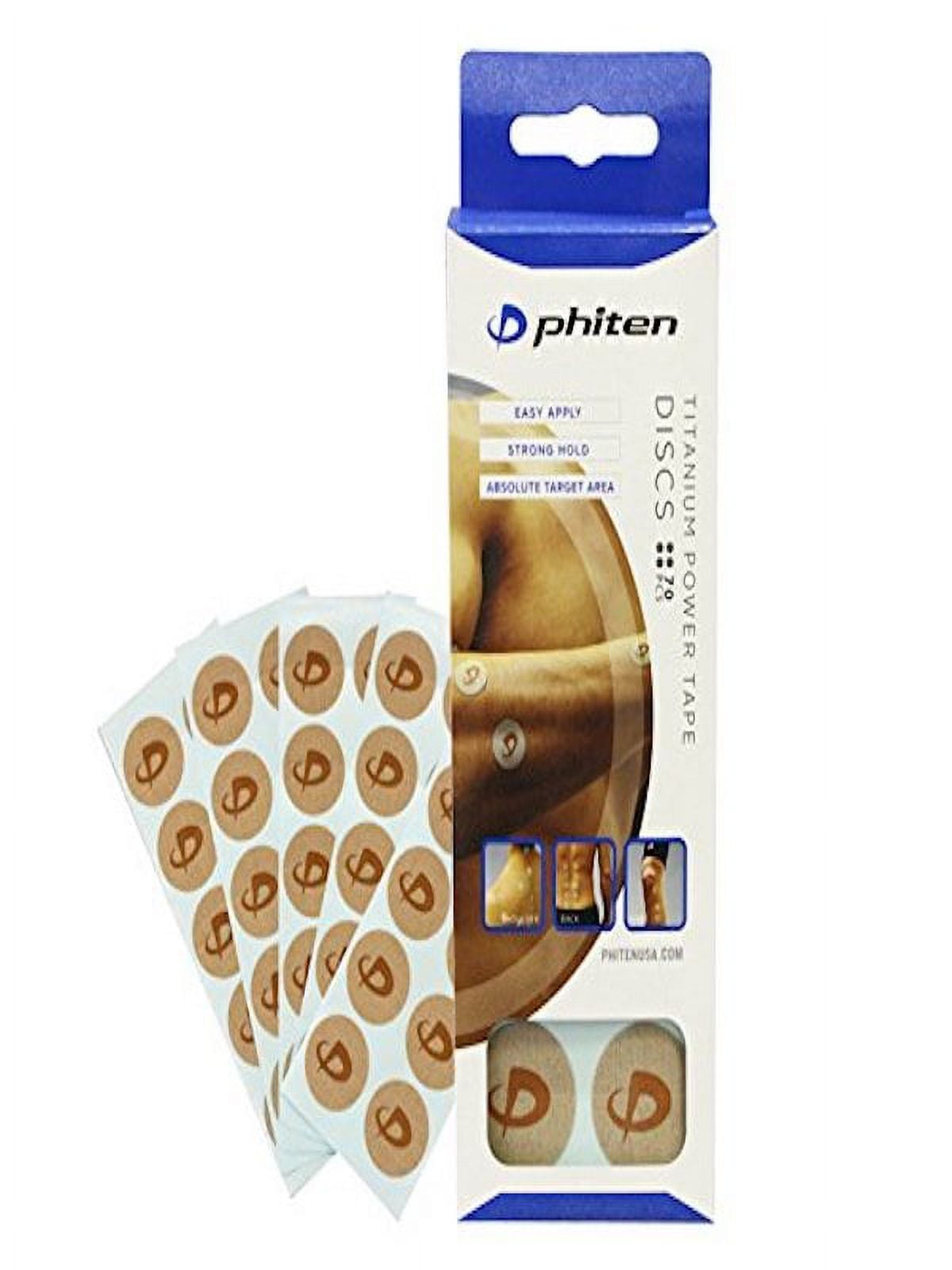 Phiten Power Tape Titanium Discs 70 Count - Walmart.com