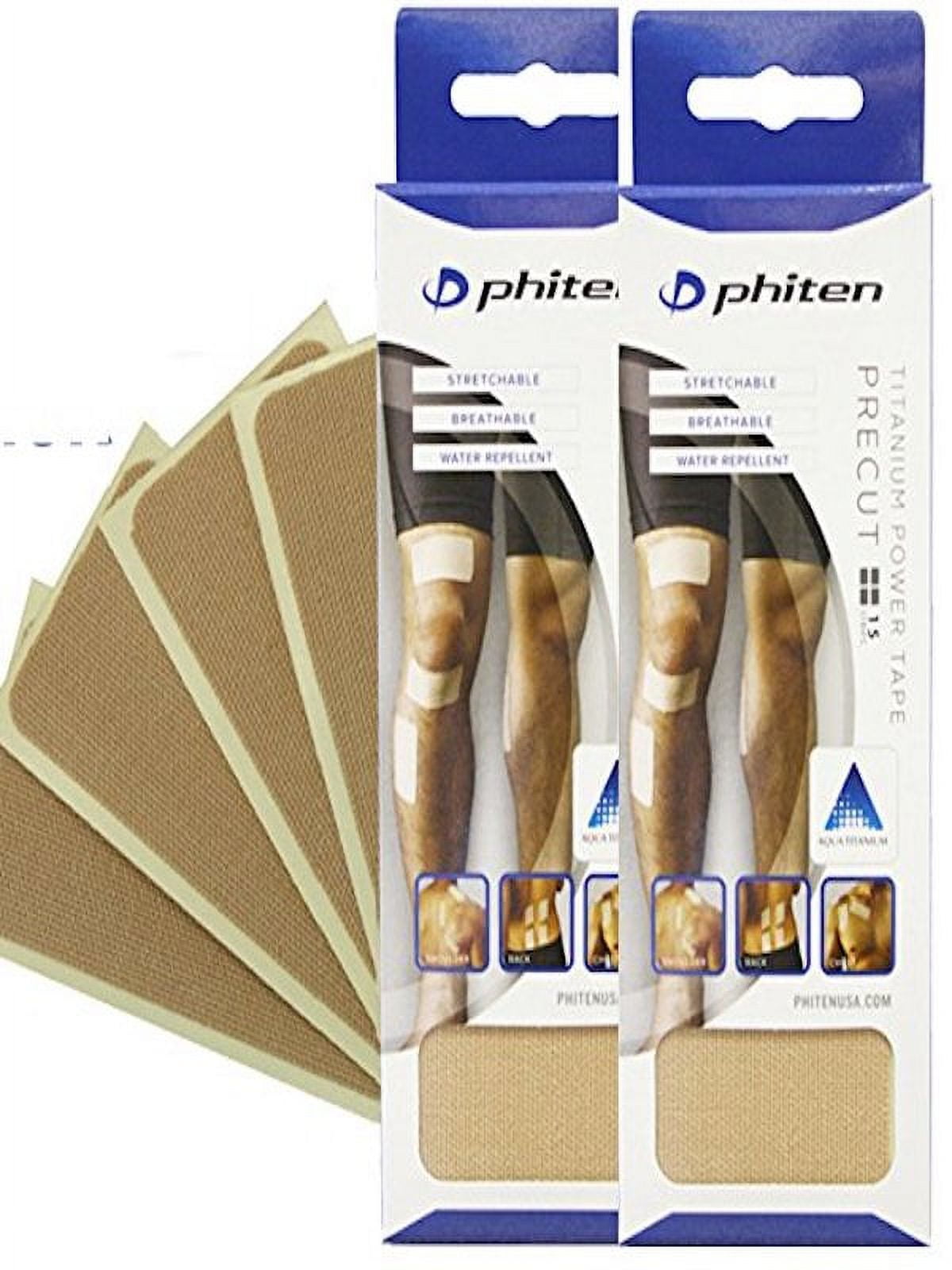 Phiten Titanium Power Tape Strips 15 Count (2 Boxes) - Walmart.com