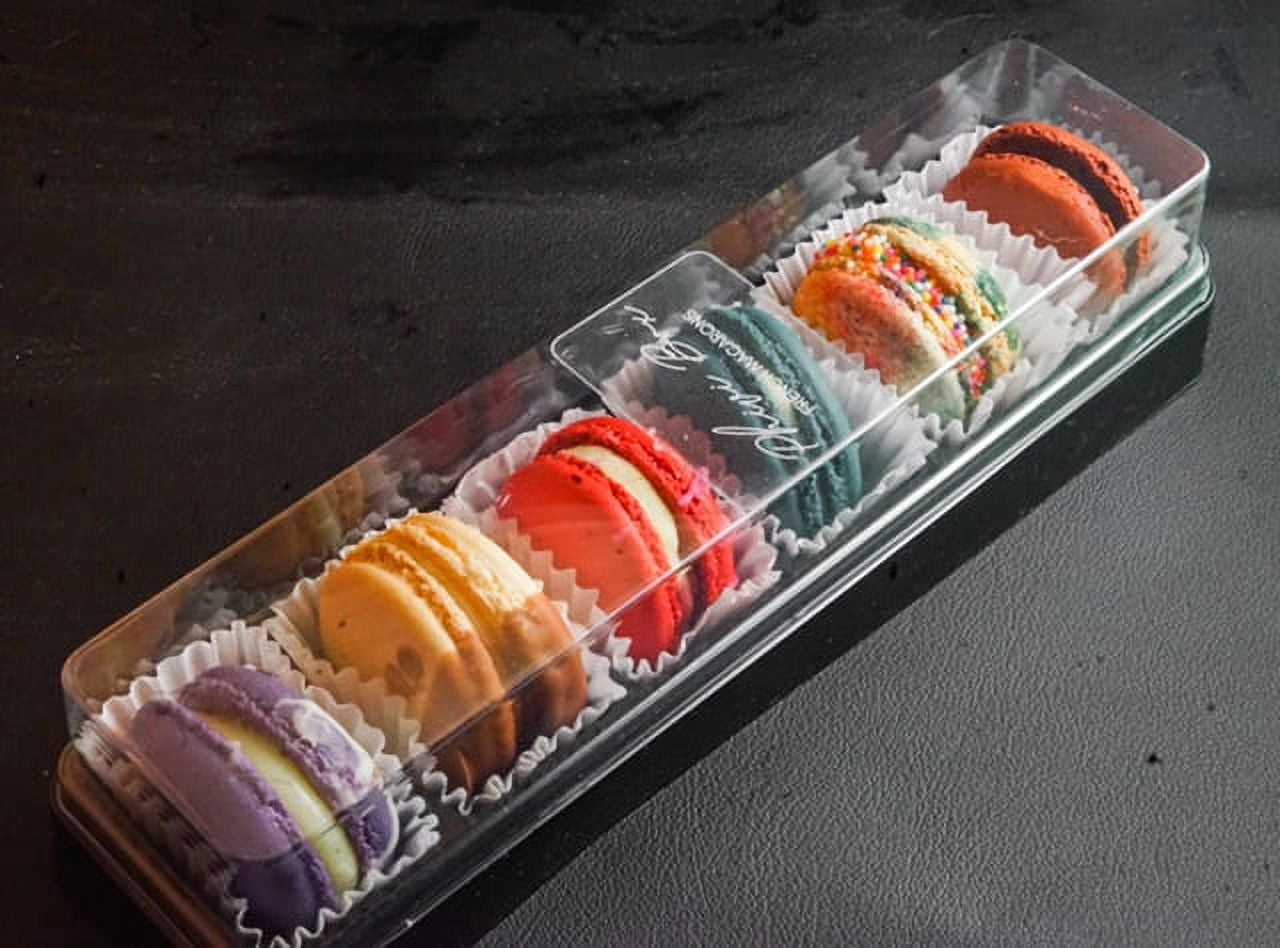 Phivi Box Macaron - Collection of 6 French Macarons Filled With Belgian ...
