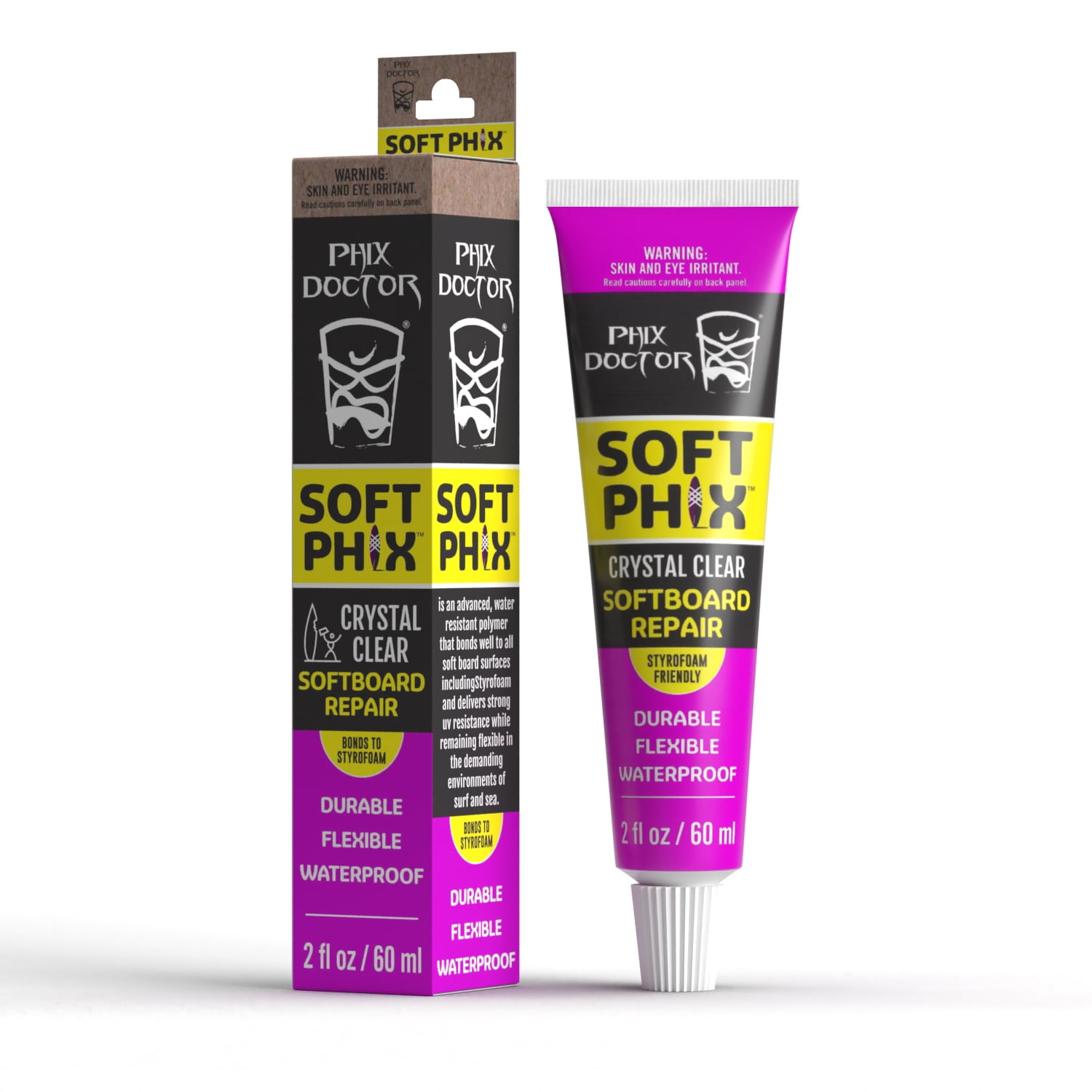 Phix Doctor Soft Phix Softboard Ding Resin Repair Kit 2 fl oz - Walmart.com