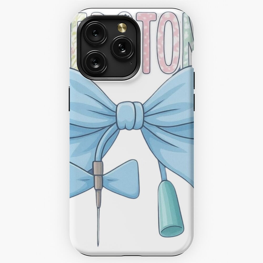 Phlebotomist Funny Medical Quote Art iPhone Case 17 through 11 Pro Max ...