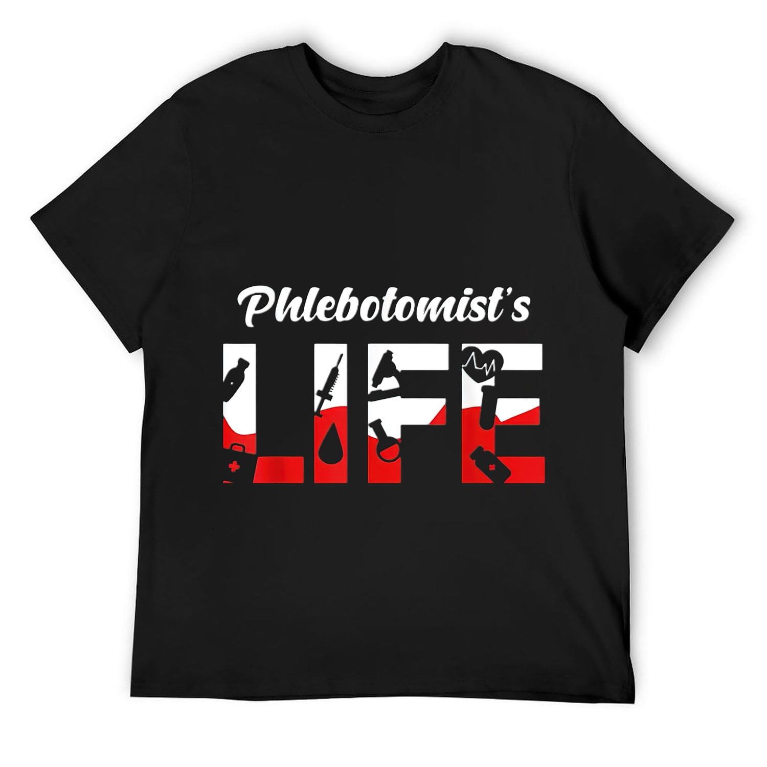 Phlebotomist Life Phlebotomy Doctor Injection Syringe Gift T-Shirt ...