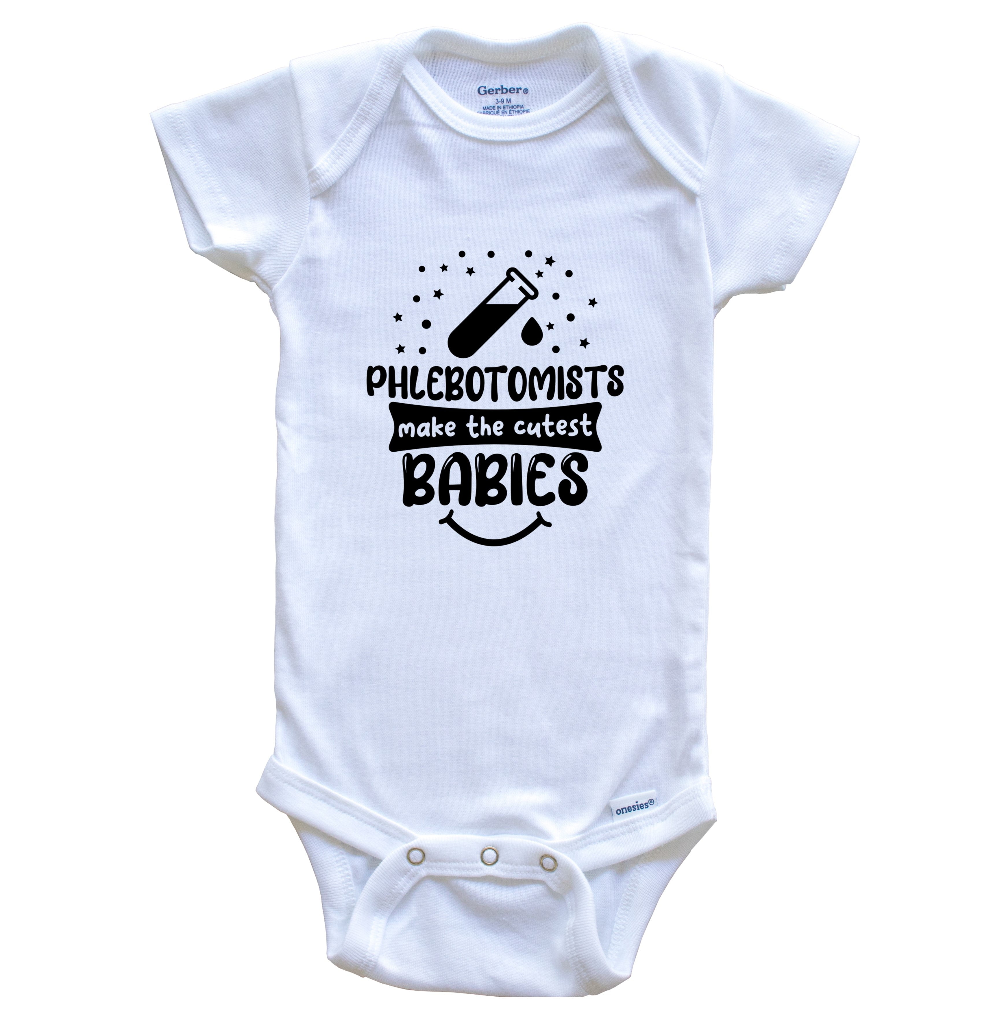 Phlebotomists Make the Cutest Babies Funny Phlebotomist Baby Bodysuit ...