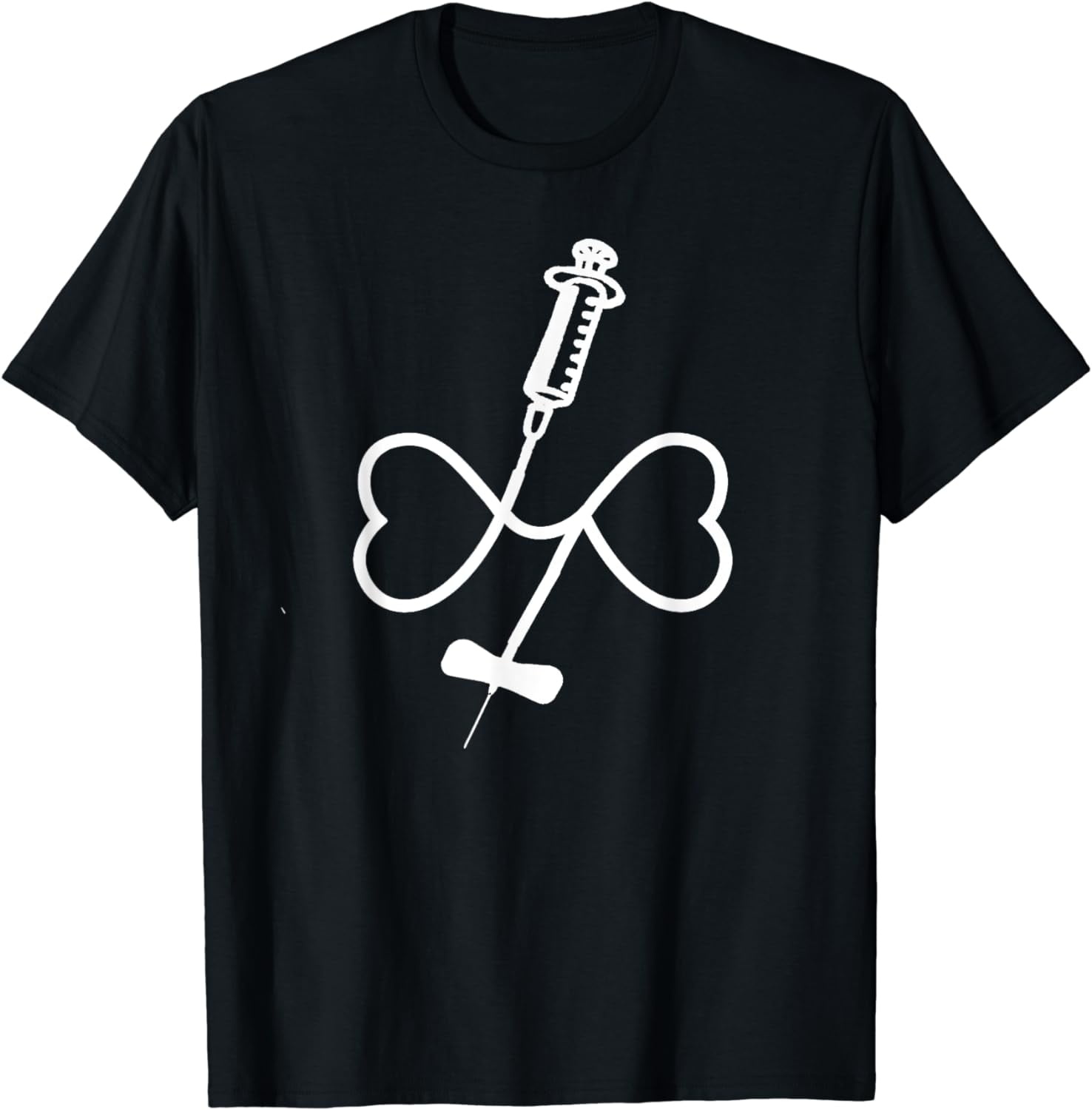 Phlebotomy Butterfly Needle Heart Forever Love Infinity Gift T-Shirt ...