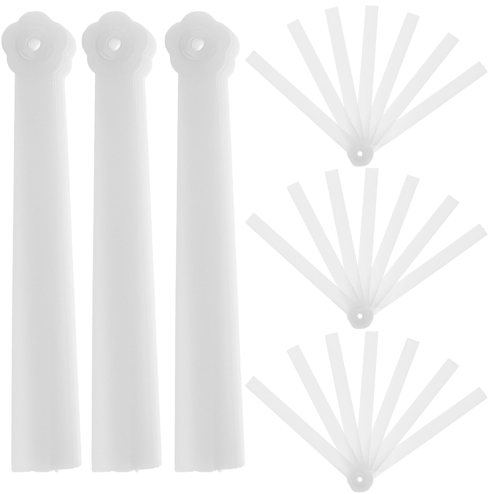 Phlegsive 10pcs Handcraft Folding Fan DIY Frame Sturdy Folding Fan ...