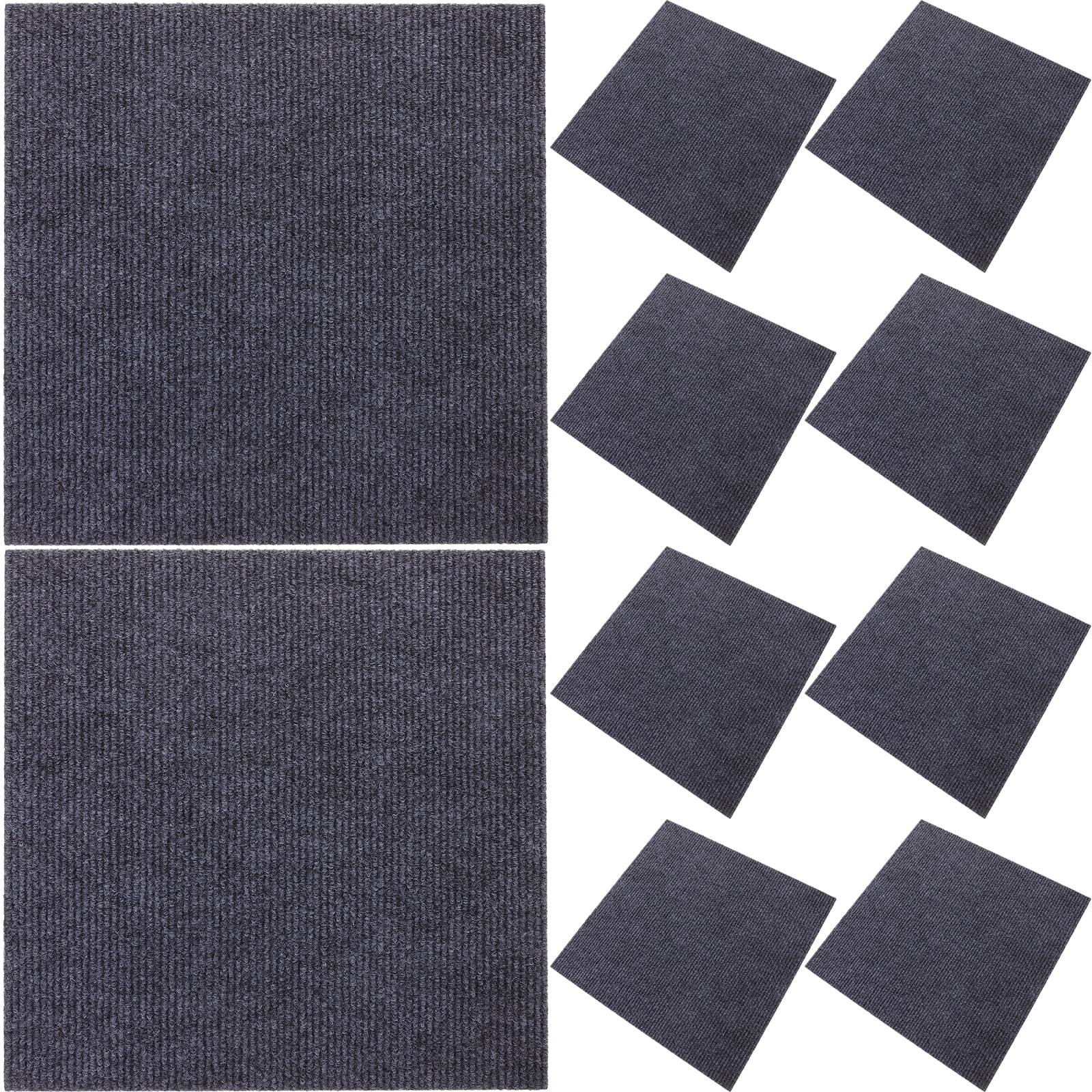 Phlegsive 10pcs Peel and Stick Floor Tile Self Adhesive Flooring Mats ...