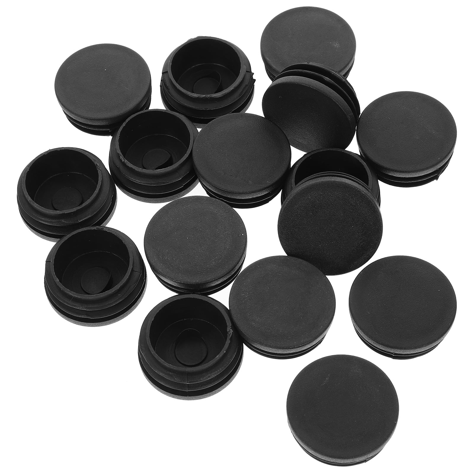 Phlegsive 16pcs Round Tubing Plug Caps Tubing End Cap Plastic Plugs ...